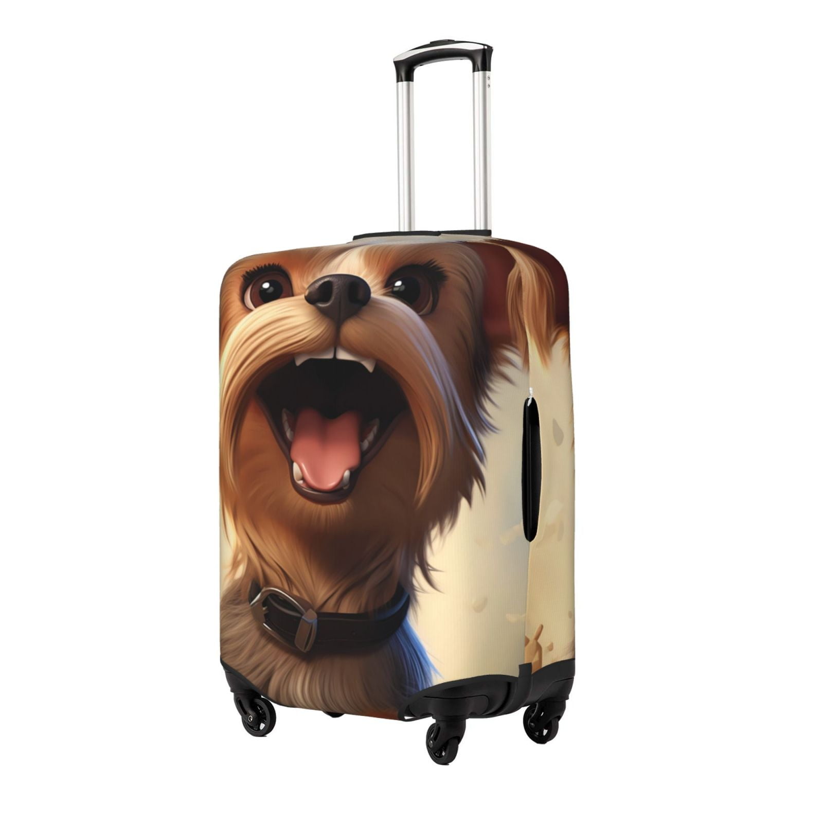 Susaid Cartoon Happy Cute Puppy Print Elastic Washable Suitcase Cover ...