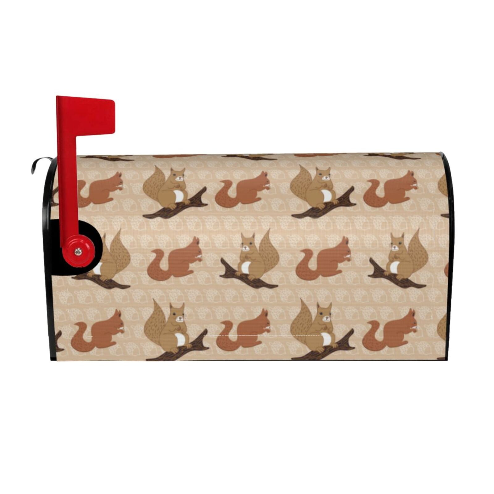 Susaid Cartoon Squirrel Print Mailbox Covers,Magnetic Waterproof Oxford ...