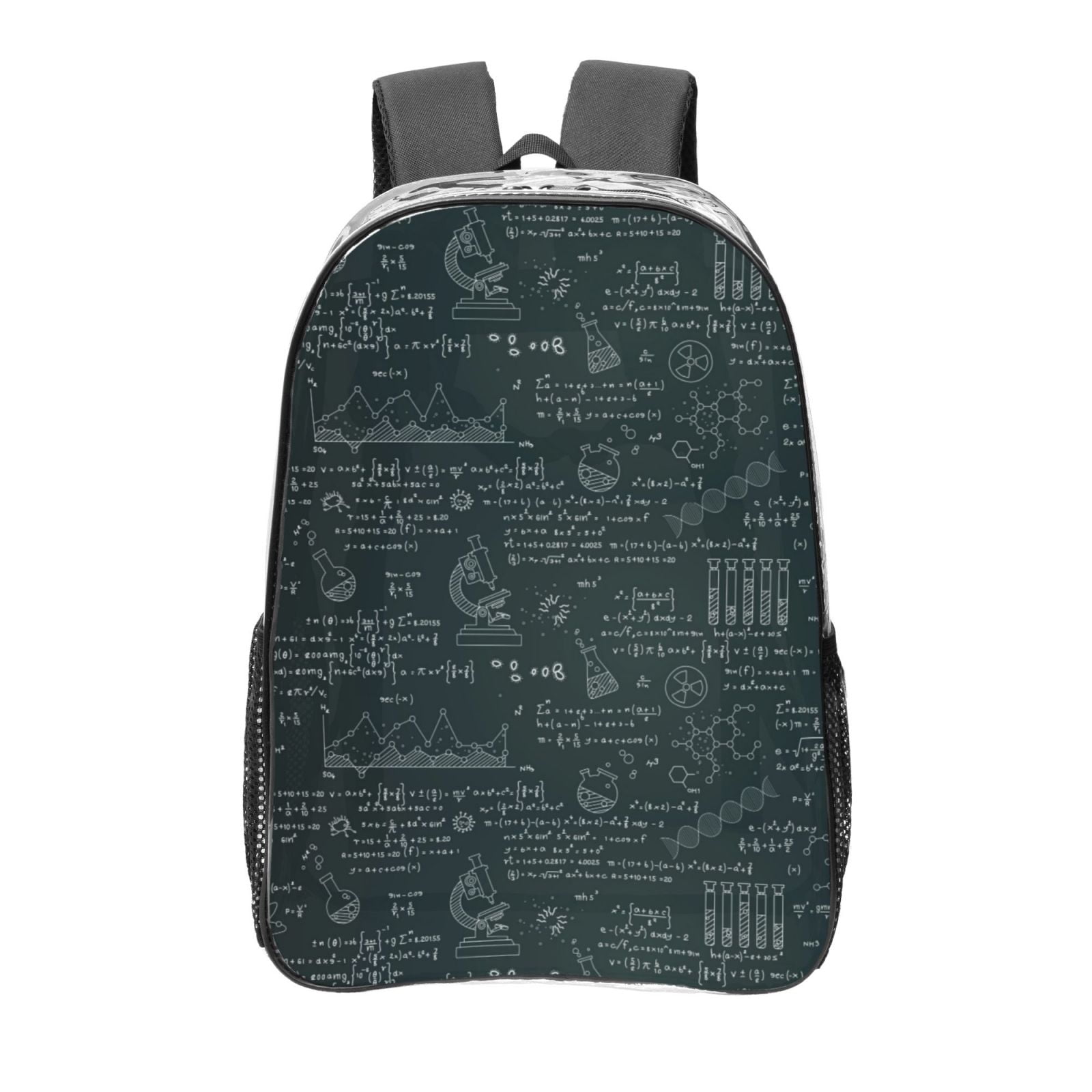 Susaid Chemical Print Clear Backpack See Through Transparent Plastic ...