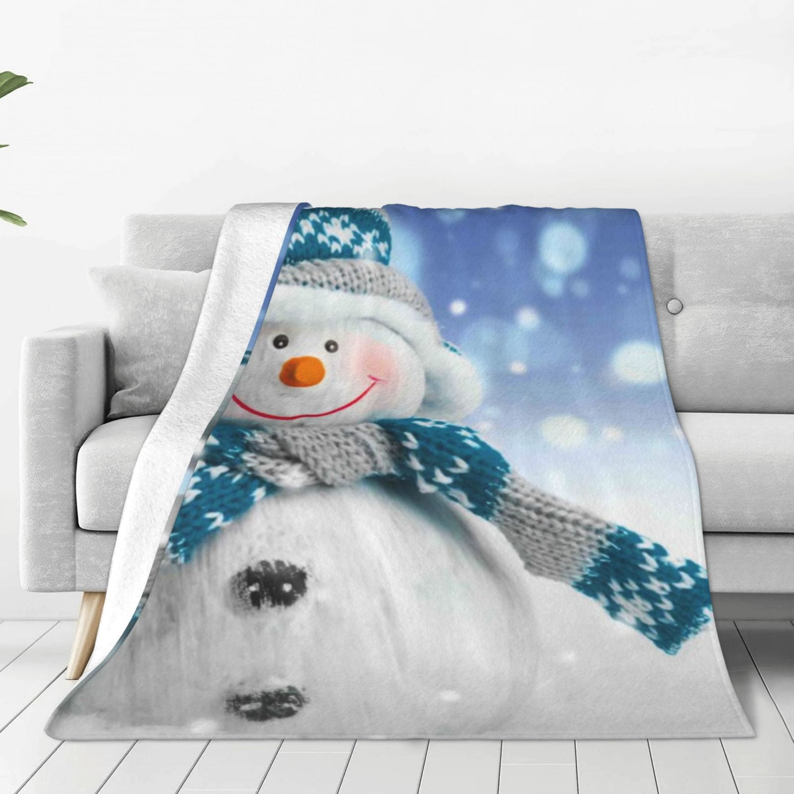 Susaid Christmas Snowman In The Snow Print Microfiber Cleaning Cloth ...