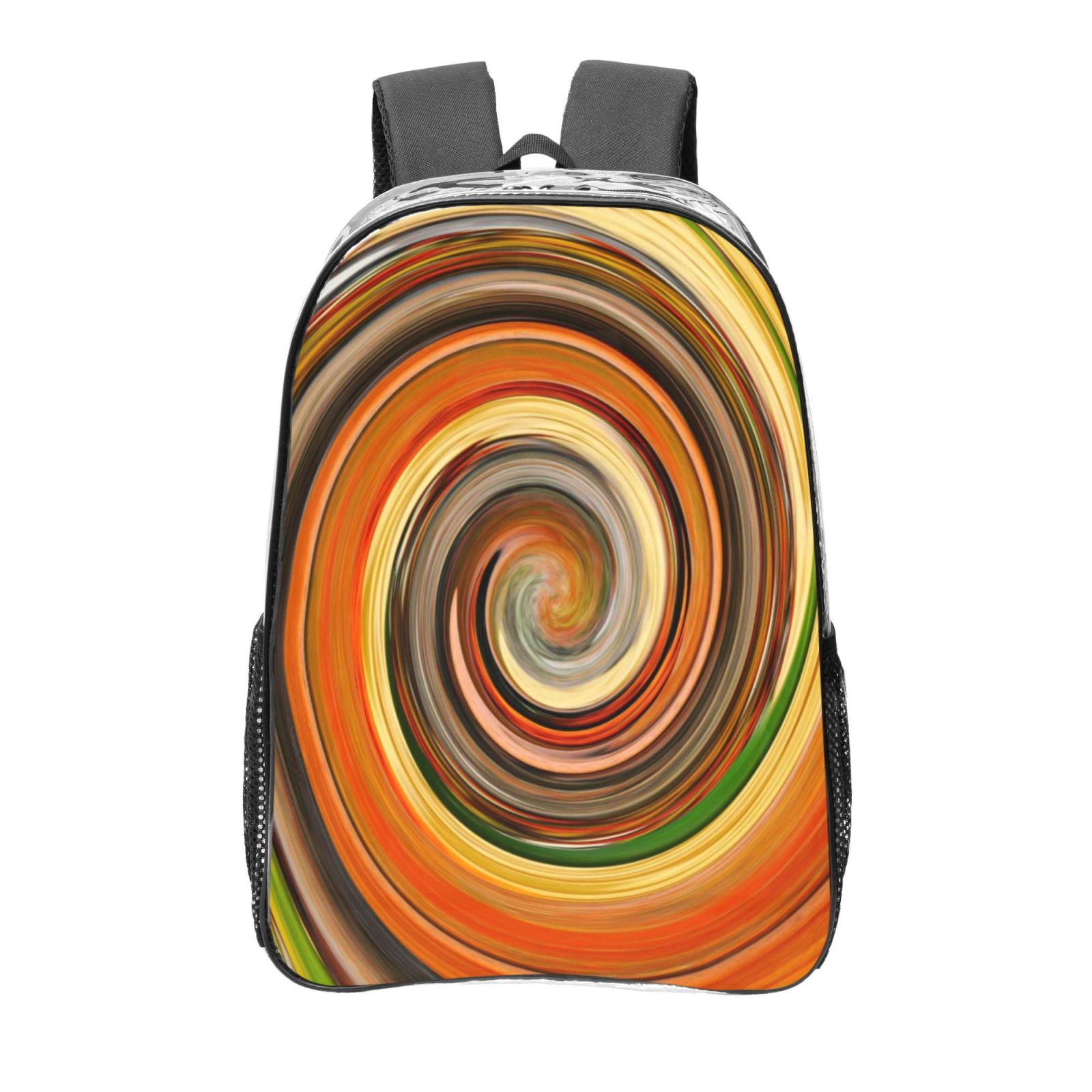 Susaid Colorful Swirl Print Clear Backpack See Through Transparent ...