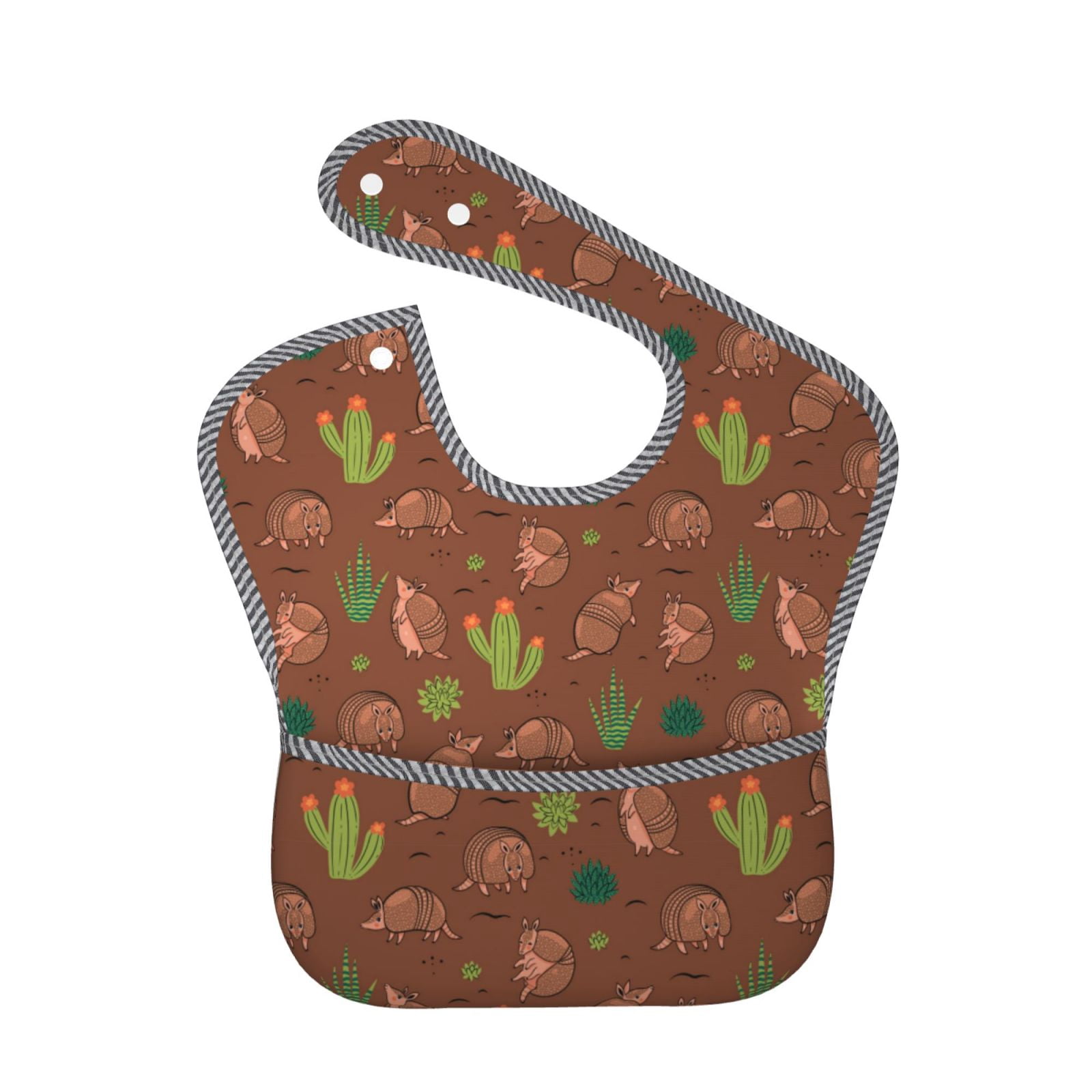Susaid Cute Armadillos Print Bibs for Babies Toddlers Adjustable ...