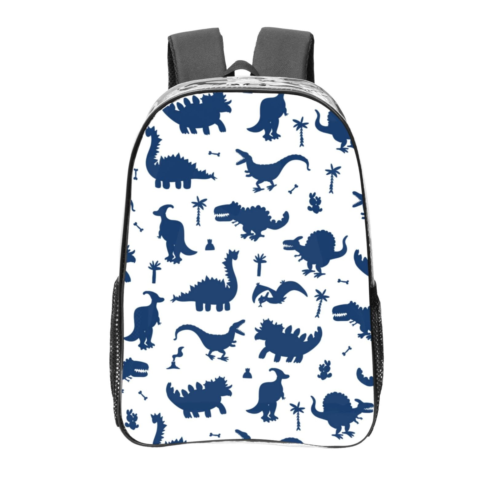 Susaid Cute Cartoon Dinosaurs Print Clear Backpack See Through ...