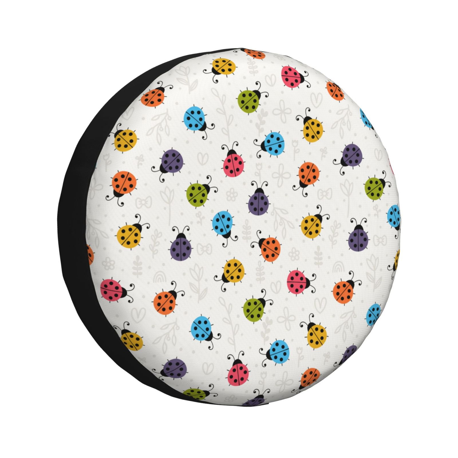 Susaid Cute Ladybugs Print Water Proof Spare Tire Cover Wheel Tire Dust ...