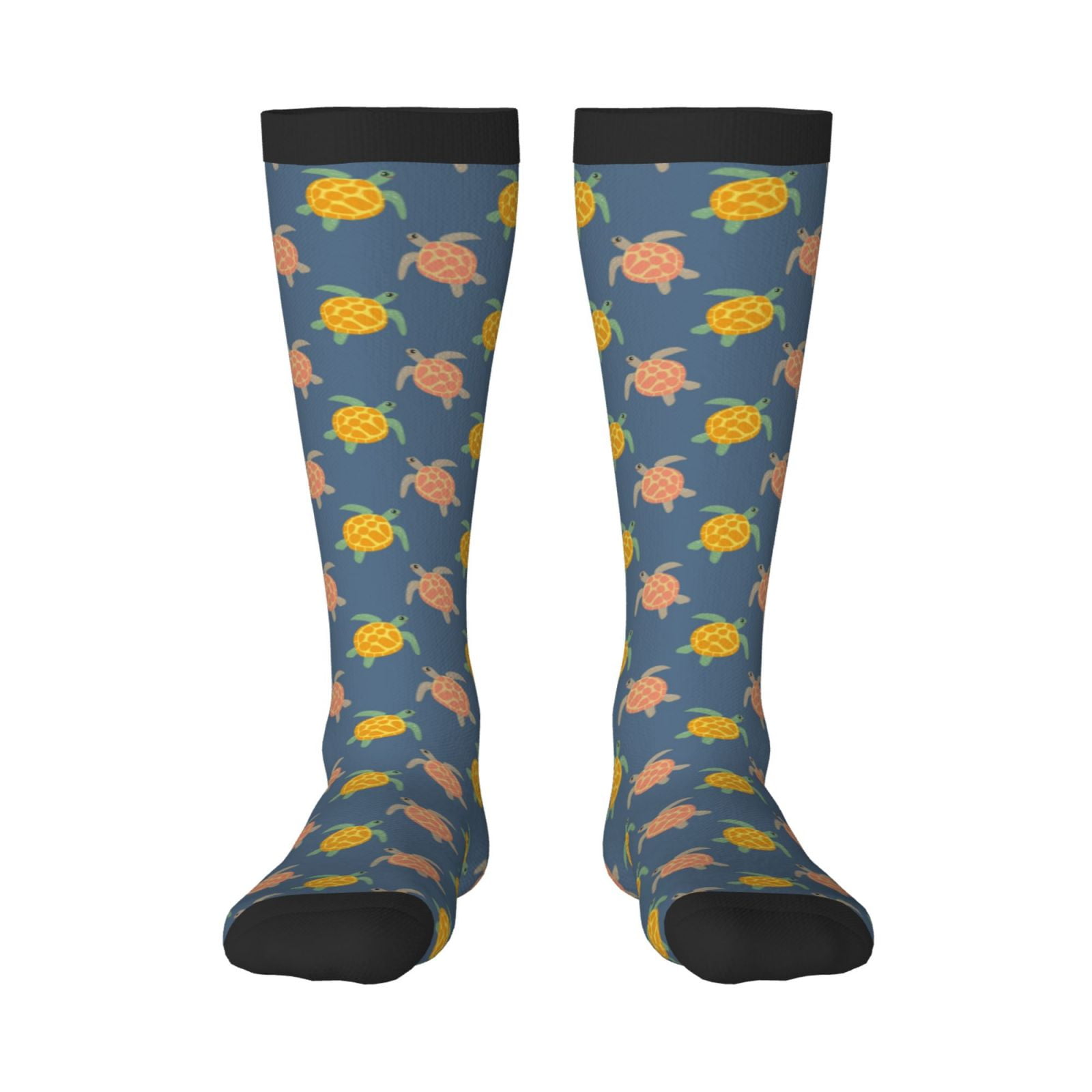Susaid Cute Turtle Print Thermal Winter Socks for Men and Women, Warm ...