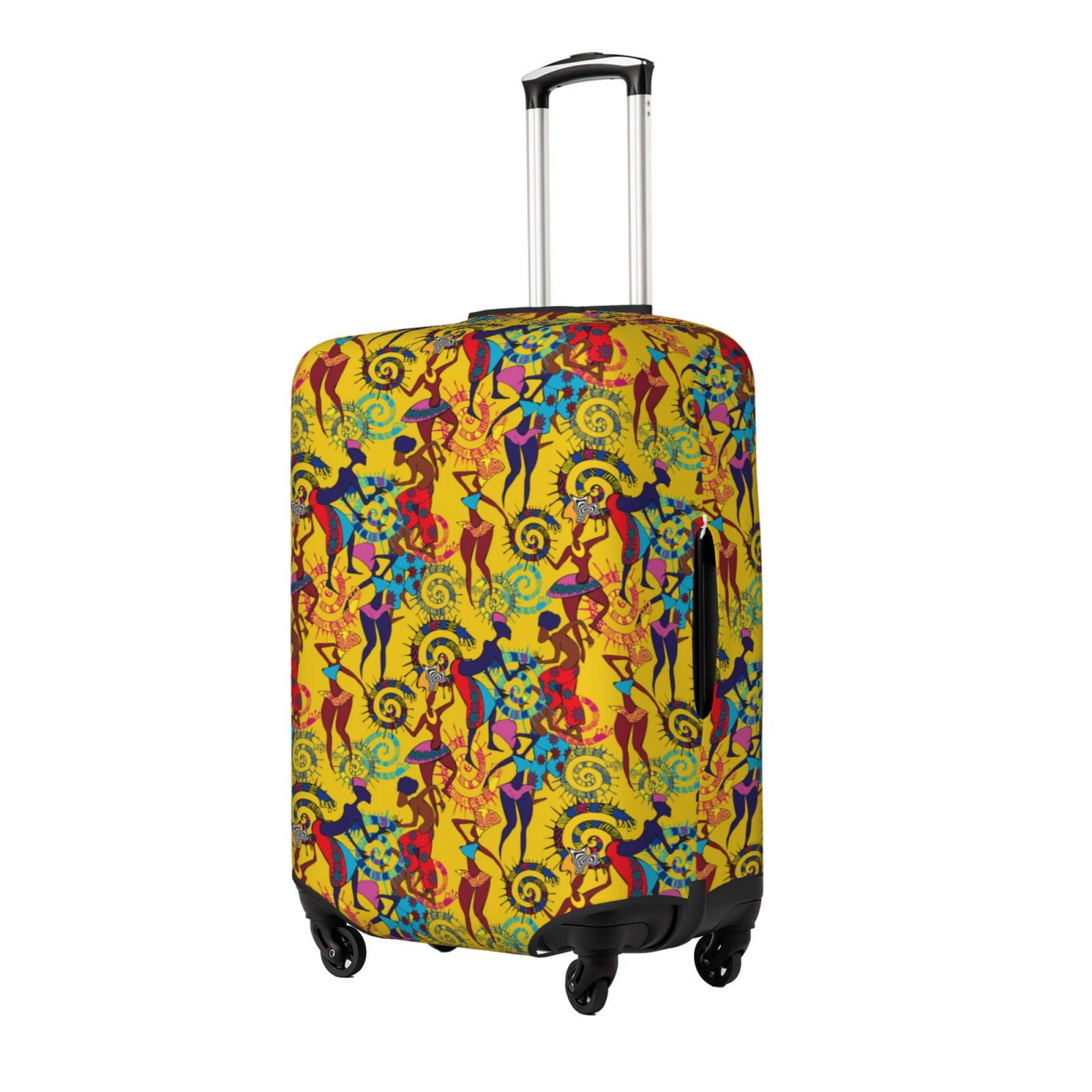 Susaid Dancing African Women Print Elastic Washable Suitcase Cover with ...