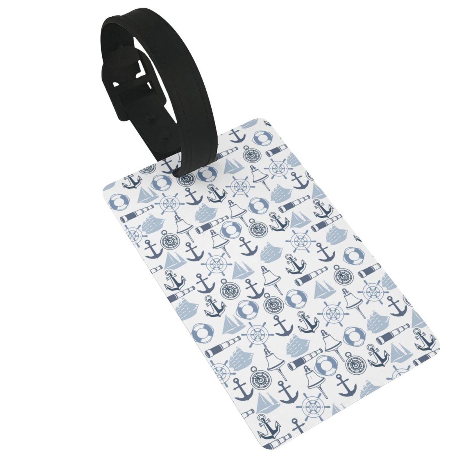 Susaid Dock Rudder Print Funny Luggage Tags Colorful Unique Travel ...