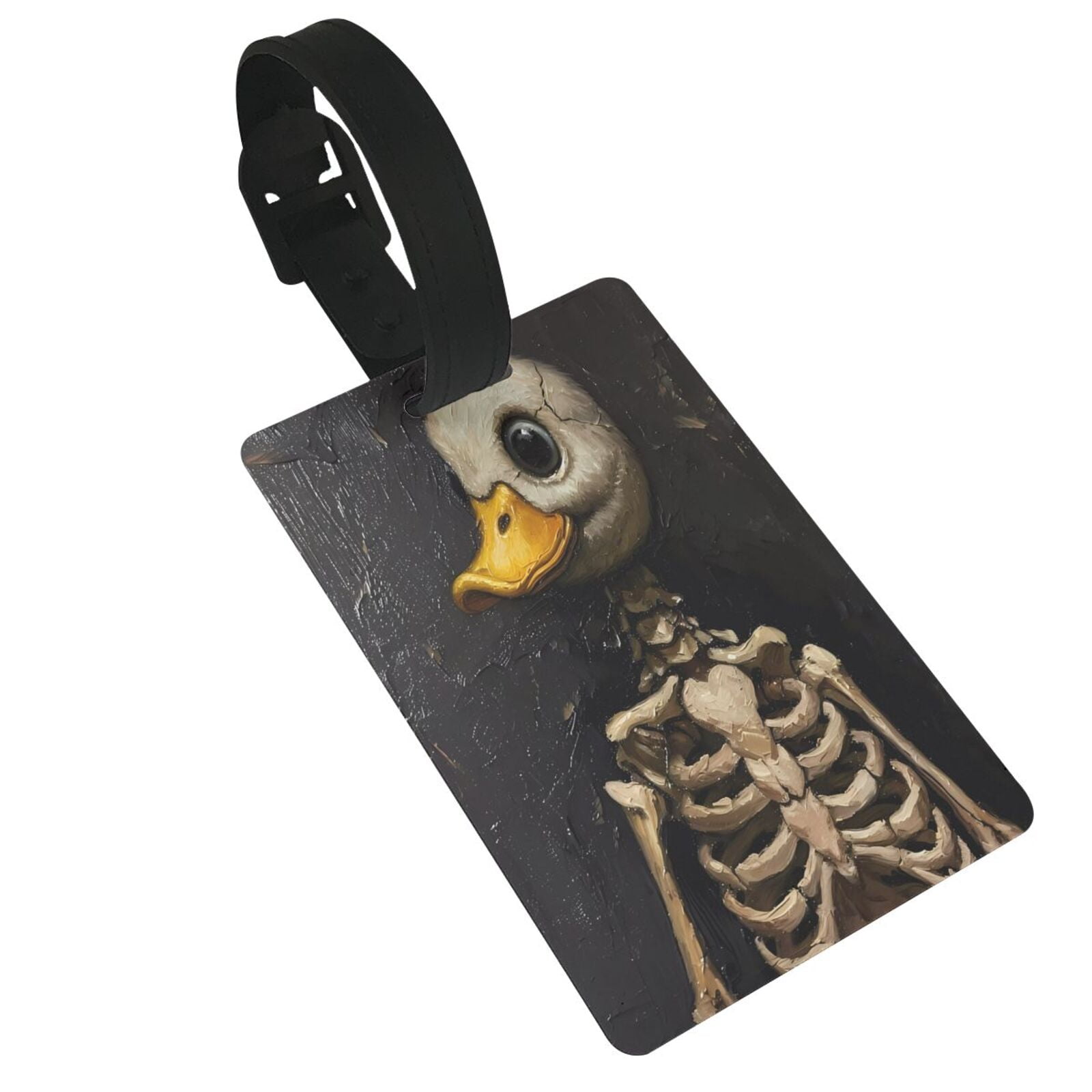 Susaid Duck Bones Print Funny Luggage Tags Colorful Unique Travel ...