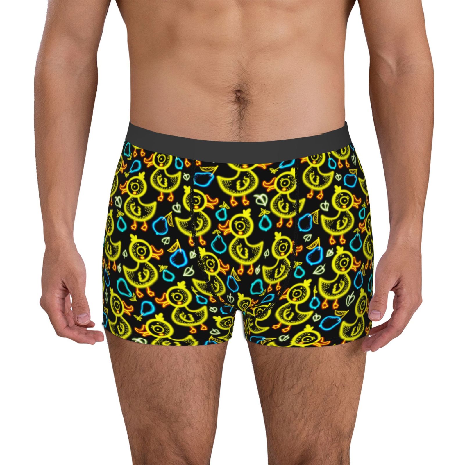 Susaid Ducks1 Print Men's Mesh Boxer Briefs Cooling Breathable Sports ...
