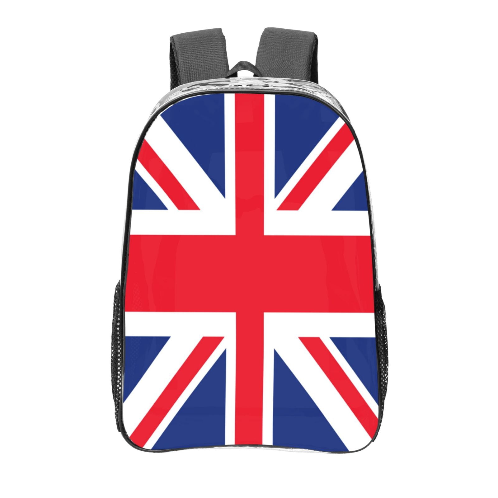 Susaid English Print Clear Backpack See Through Transparent Plastic ...