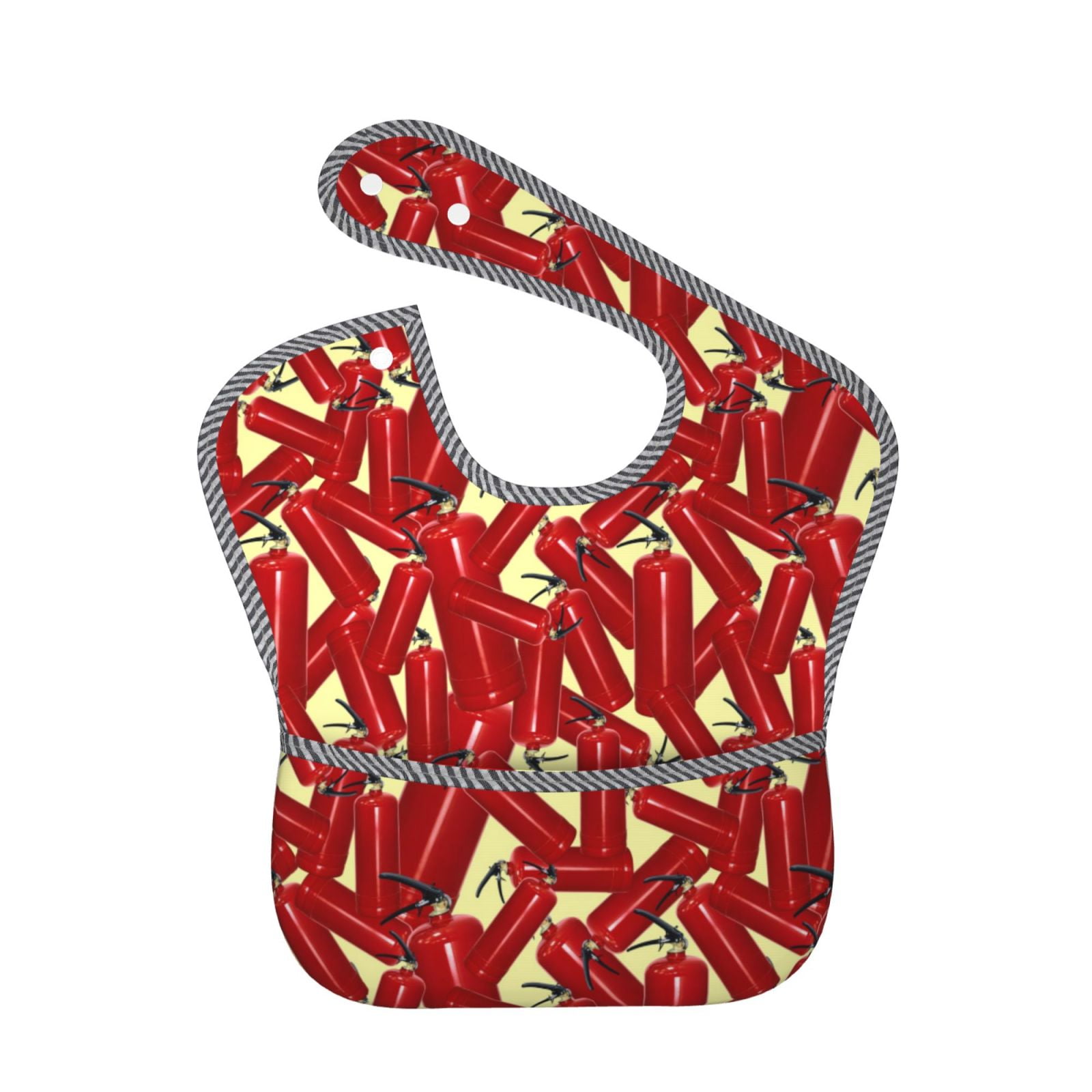 Susaid Fire Extinguisher Print Bibs for Babies Toddlers Adjustable ...
