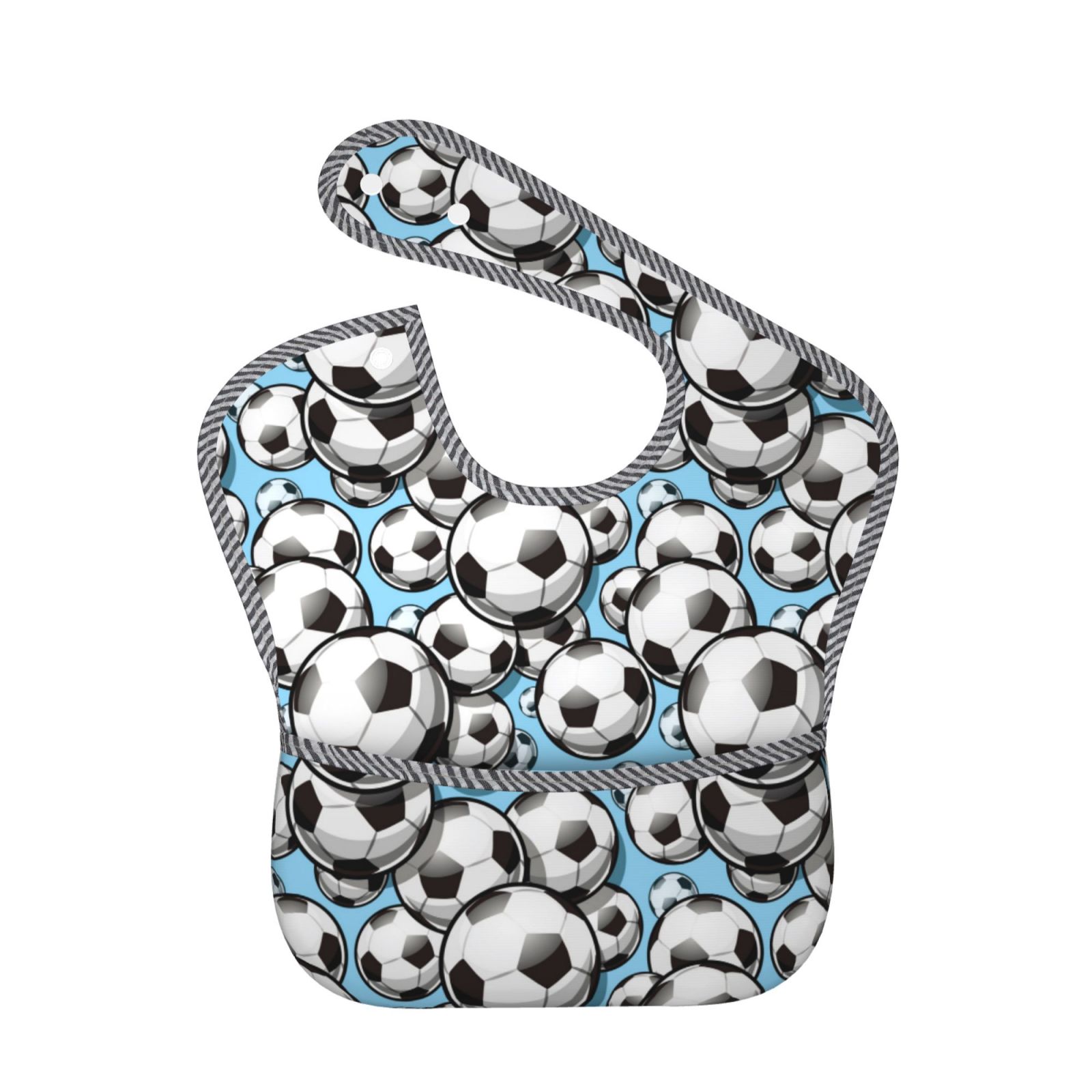 Susaid Football Soccer Ball Print Bibs for Babies Toddlers Adjustable ...