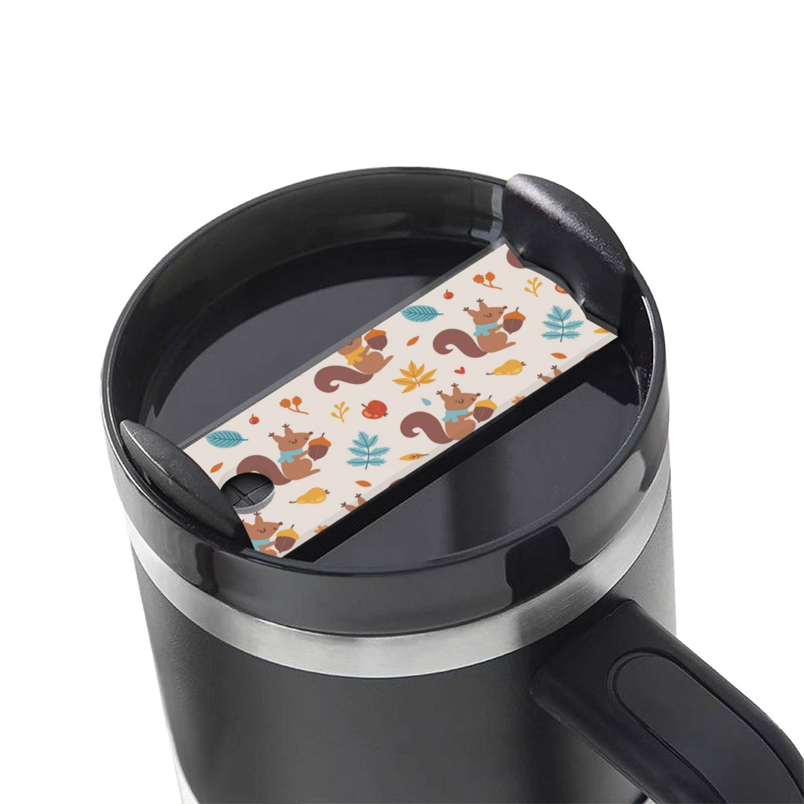 Susaid Forest Squirrel Nuts Print Name Plates Acrylic Lid Topper DIY ...