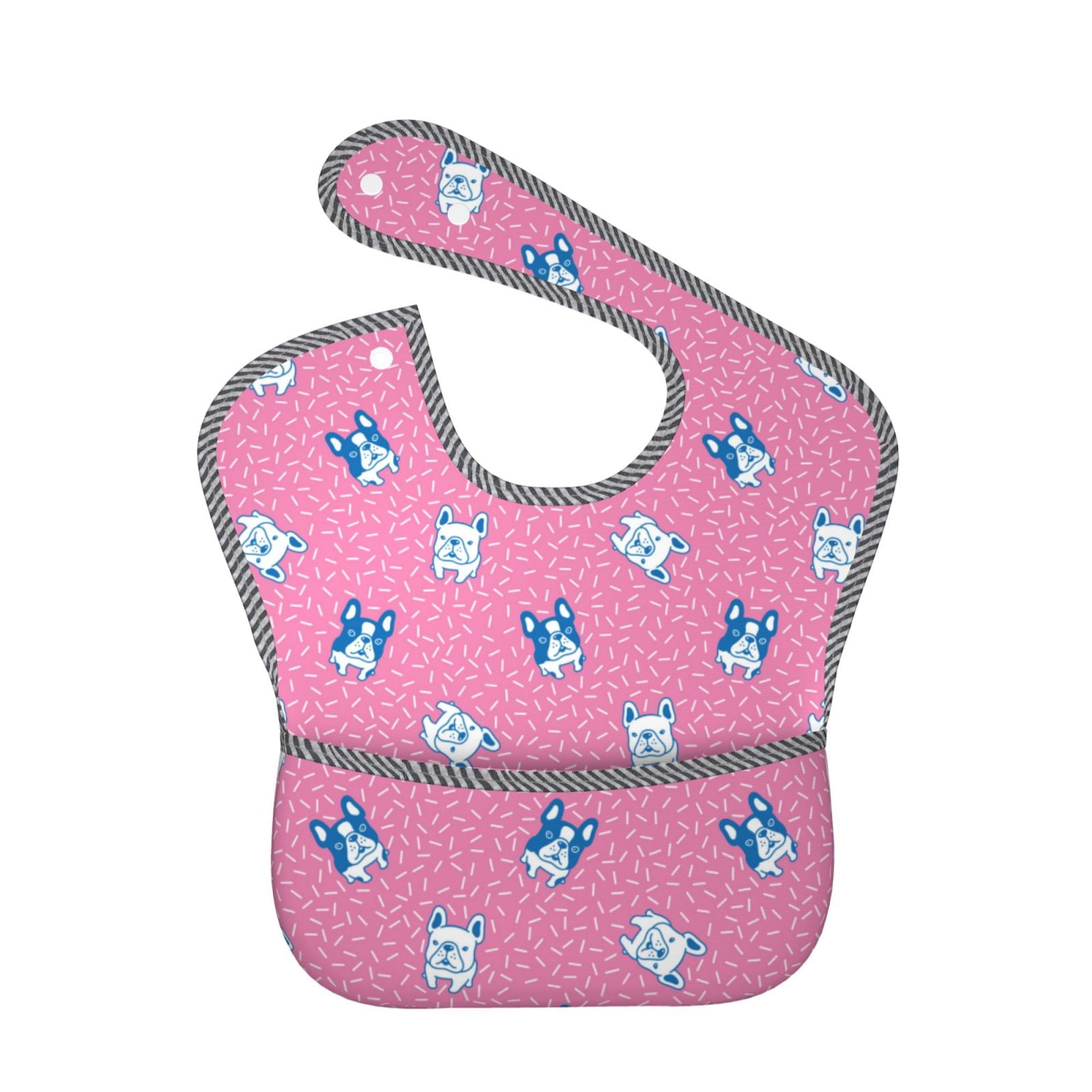 Susaid French Bulldog Print Bibs for Babies Toddlers Adjustable ...