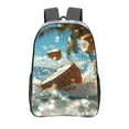 Susaid Fresh Coconut Splash Print Clear Backpack See Through ...