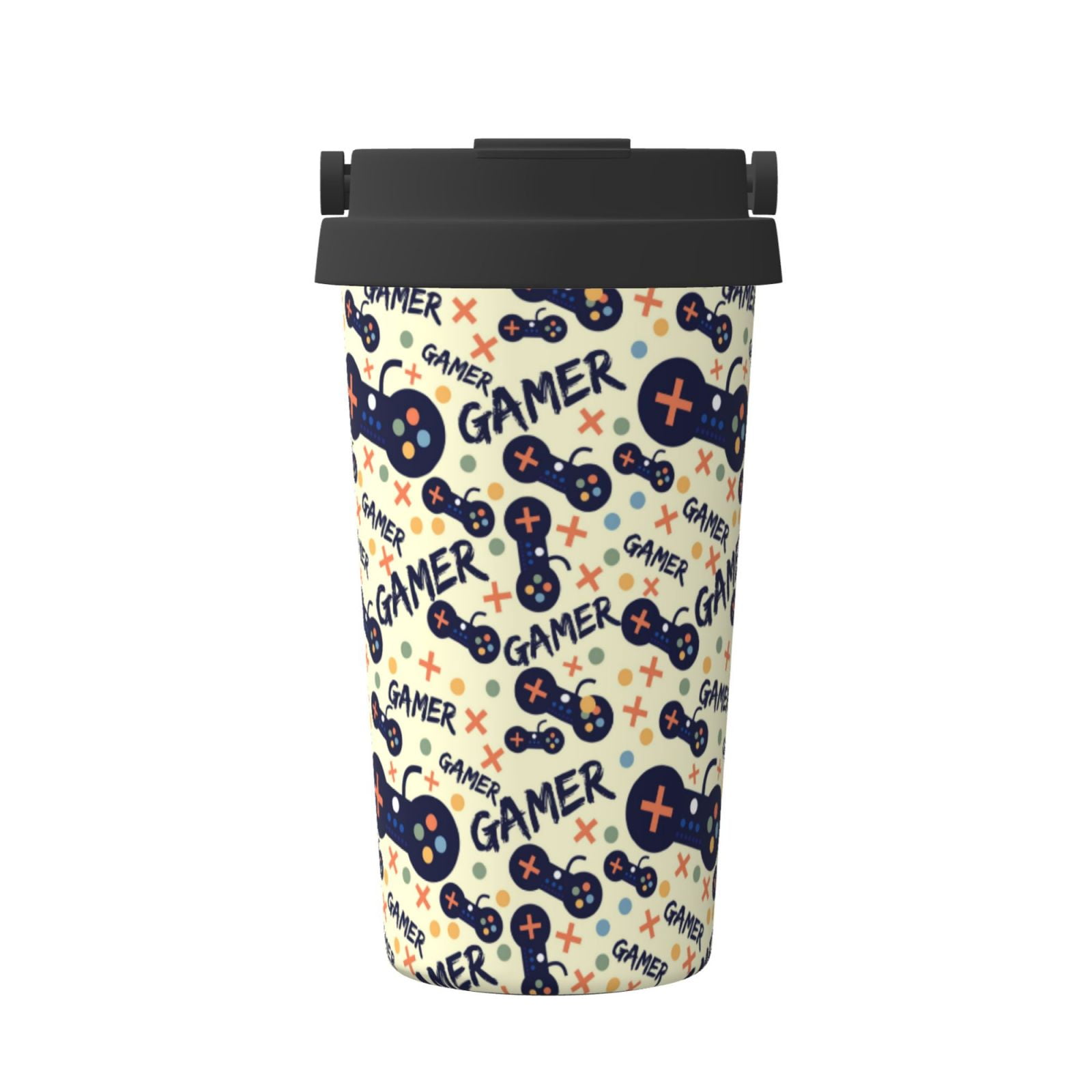 Susaid Game Controller Print Coffee Travel Mug, Insulated Coffee Mug ...