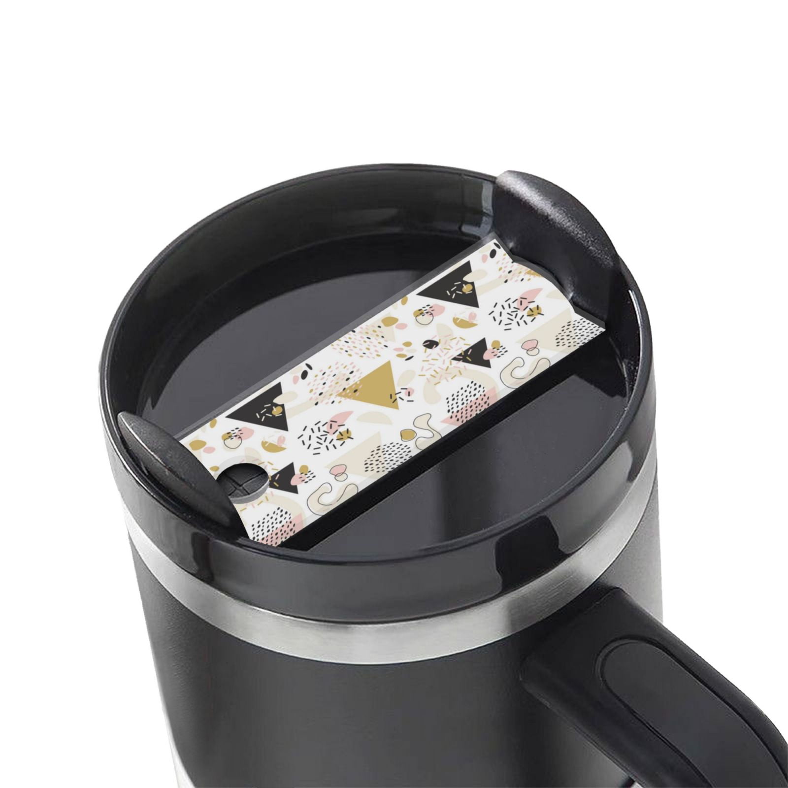 Susaid Geometric Triangle Print Name Plates Acrylic Lid Topper DIY ...