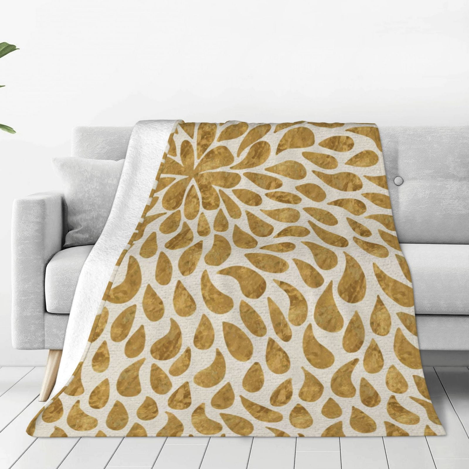 Susaid Gold Drops Print Microfiber Cleaning Cloth, Multi-Functional ...