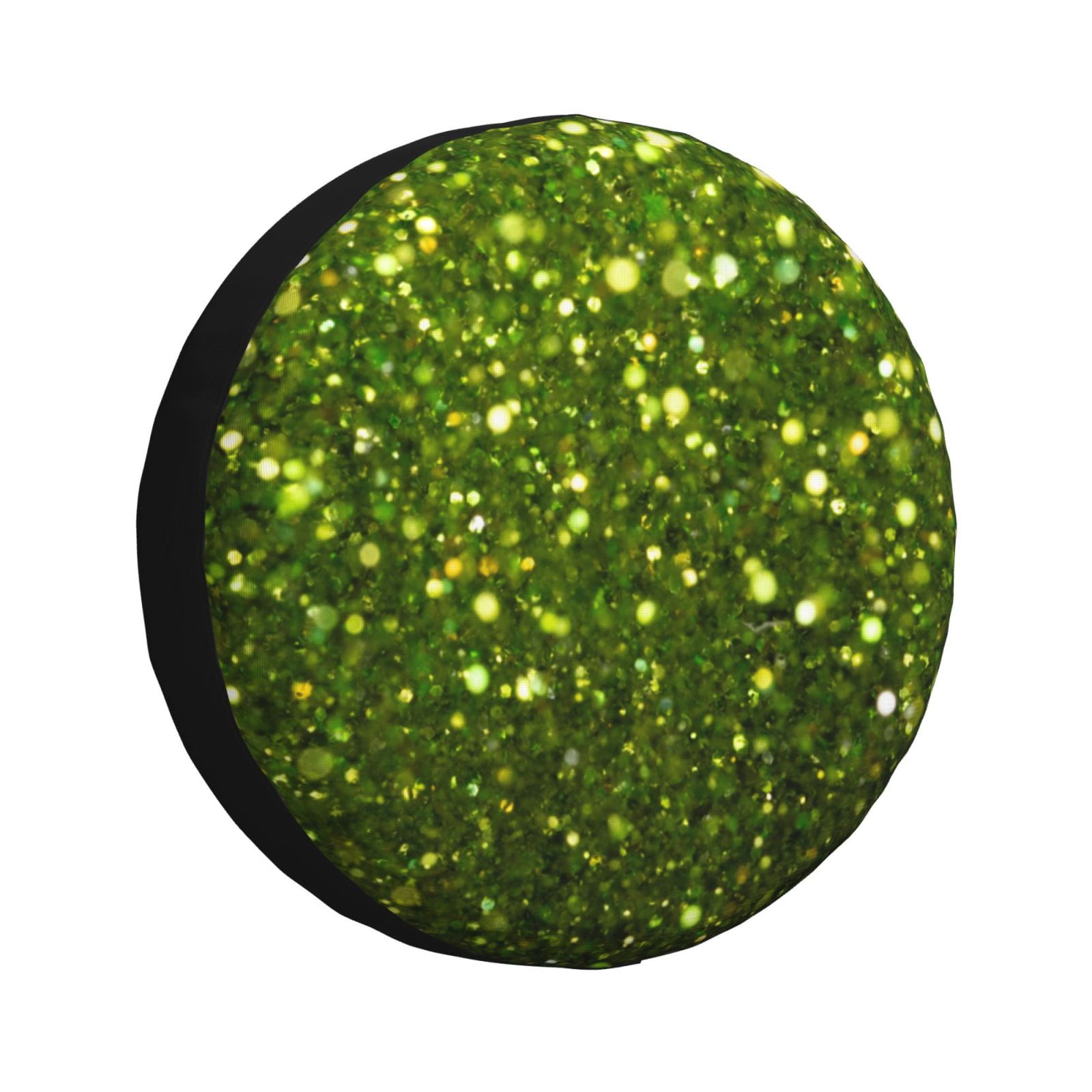 Susaid Green Glitter Sparkle Print Water Proof Spare Tire Cover Wheel ...