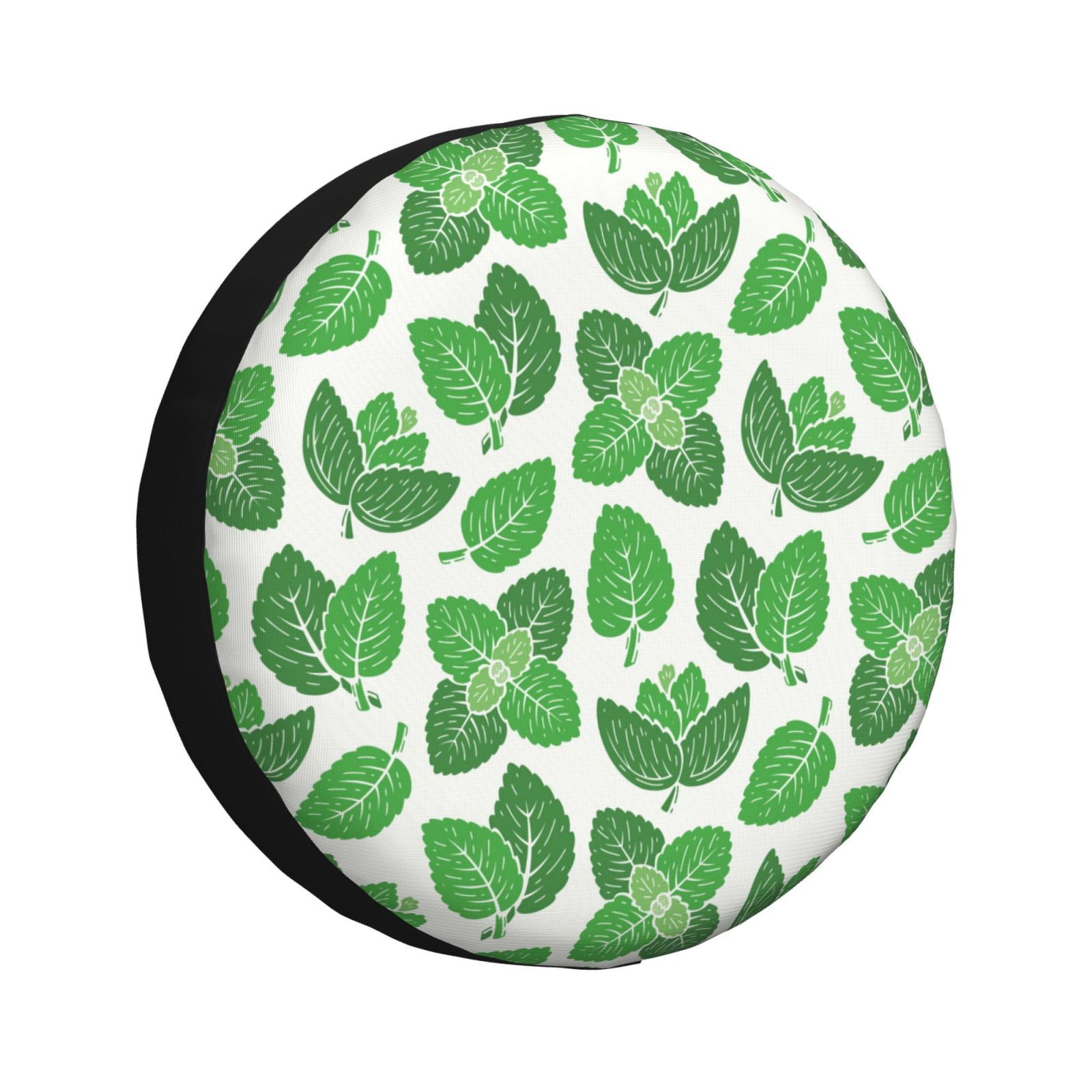 Susaid Green Leaves Print Water Proof Spare Tire Cover Wheel Tire Dust ...