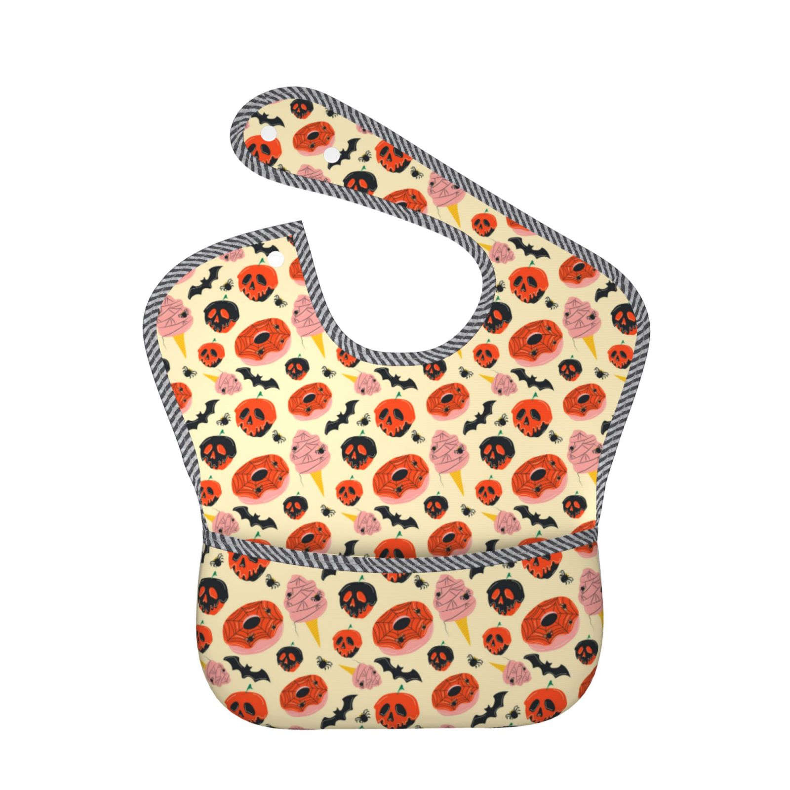 Susaid Halloween Donut Print Bibs for Babies Toddlers Adjustable ...
