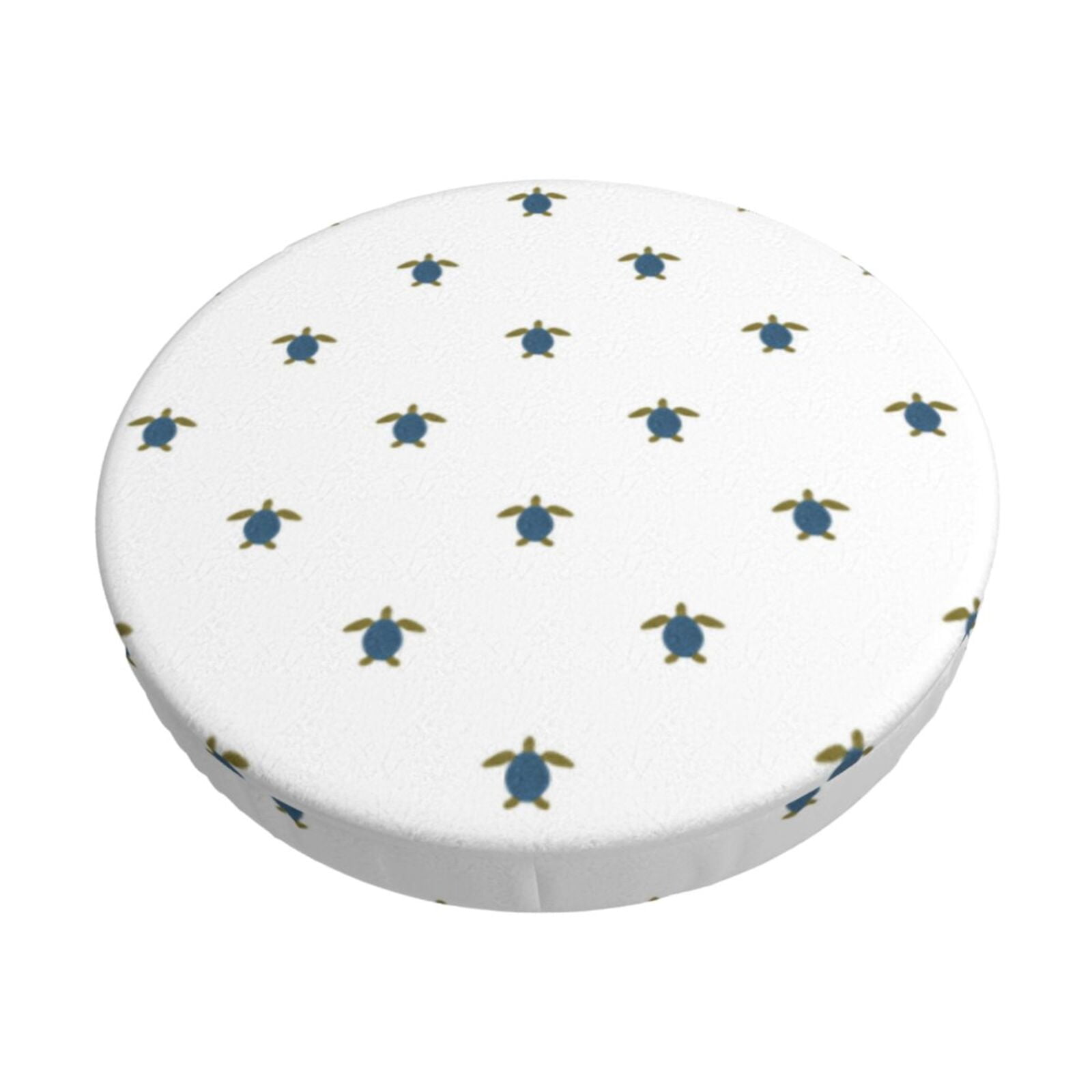 Susaid Hand Drawn Turtle Print Elastic Bar Stool Cover Personalized ...