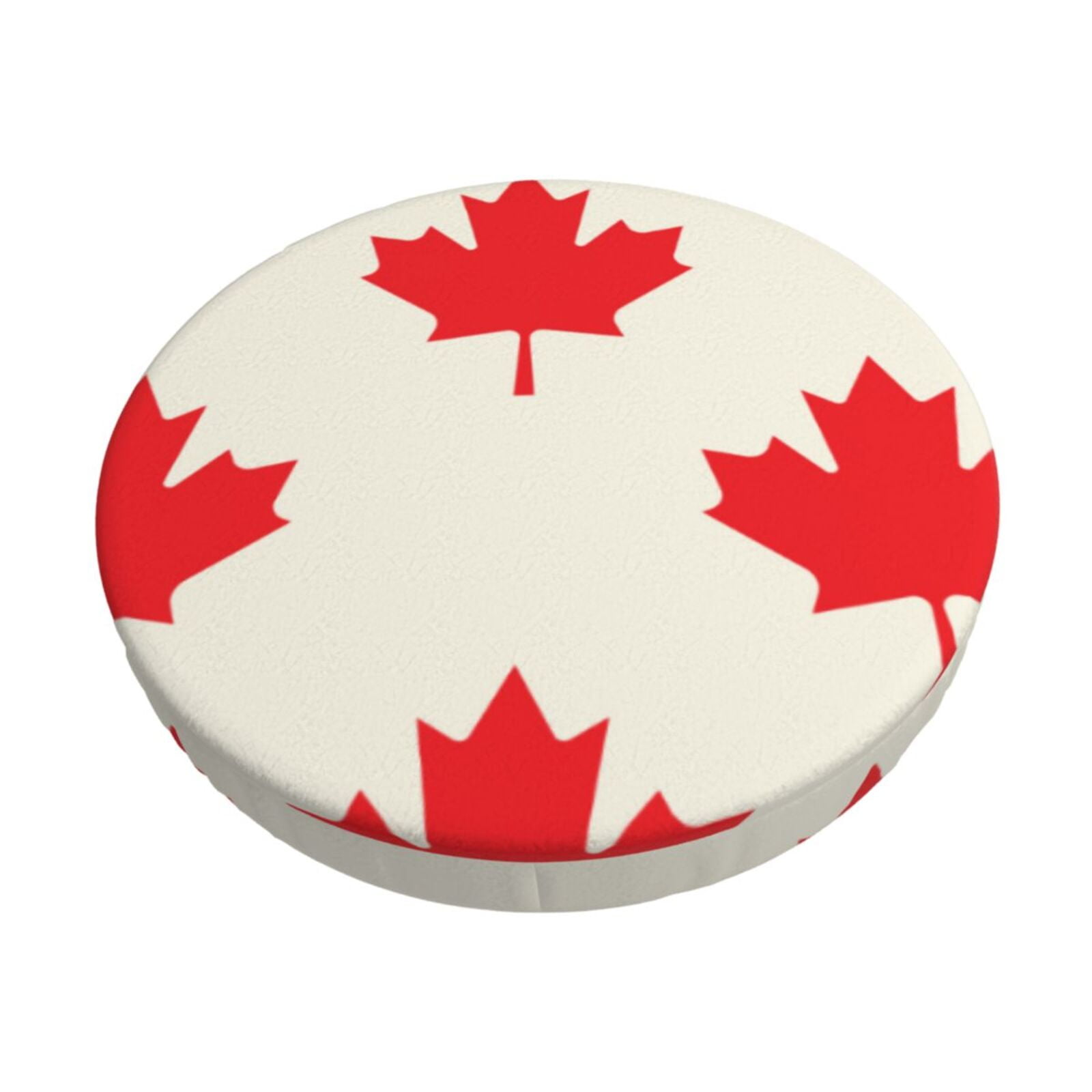 Susaid Happy Canada Day Print Elastic Bar Stool Cover Personalized ...