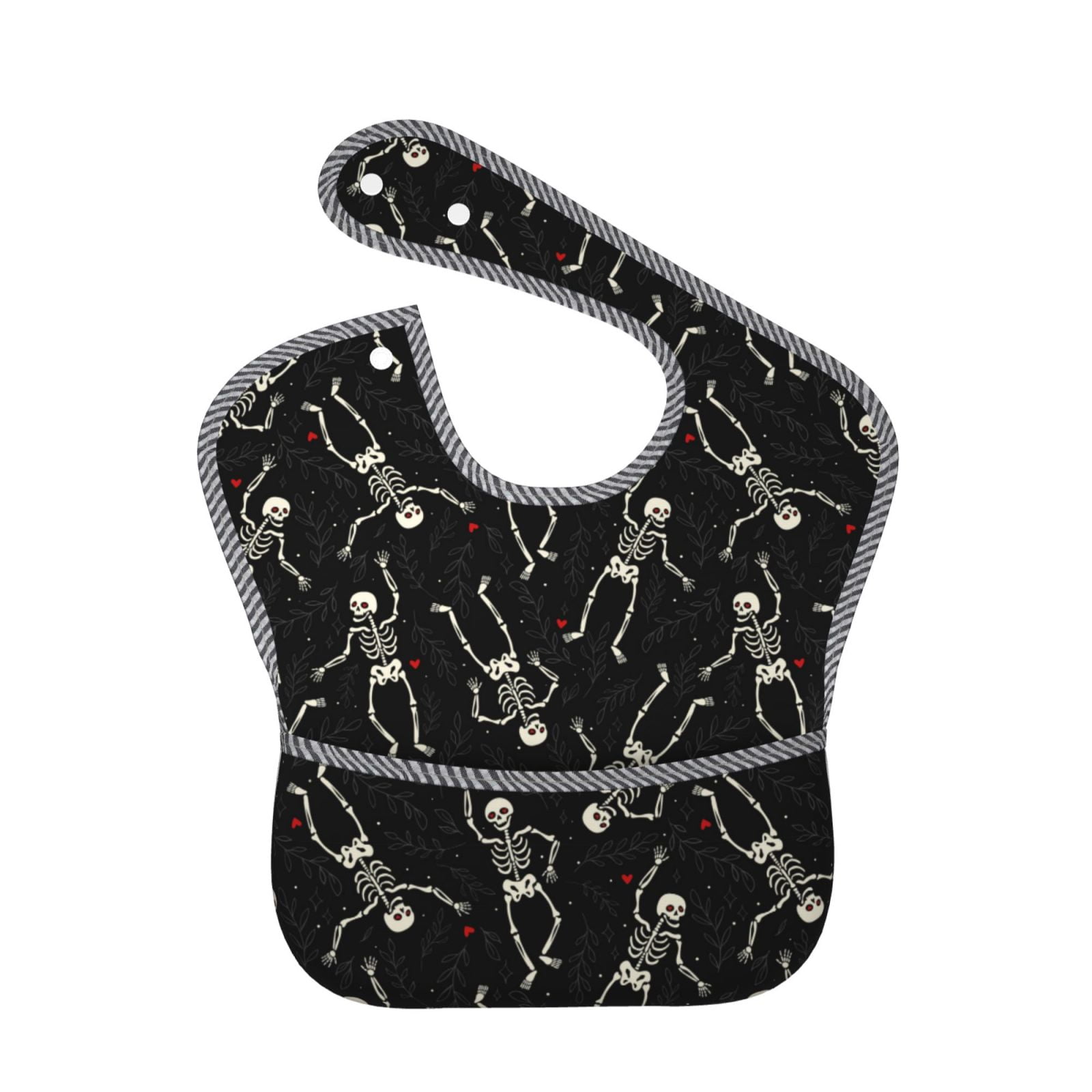 Susaid Happy Skeletons Dancing Print Bibs for Babies Toddlers ...