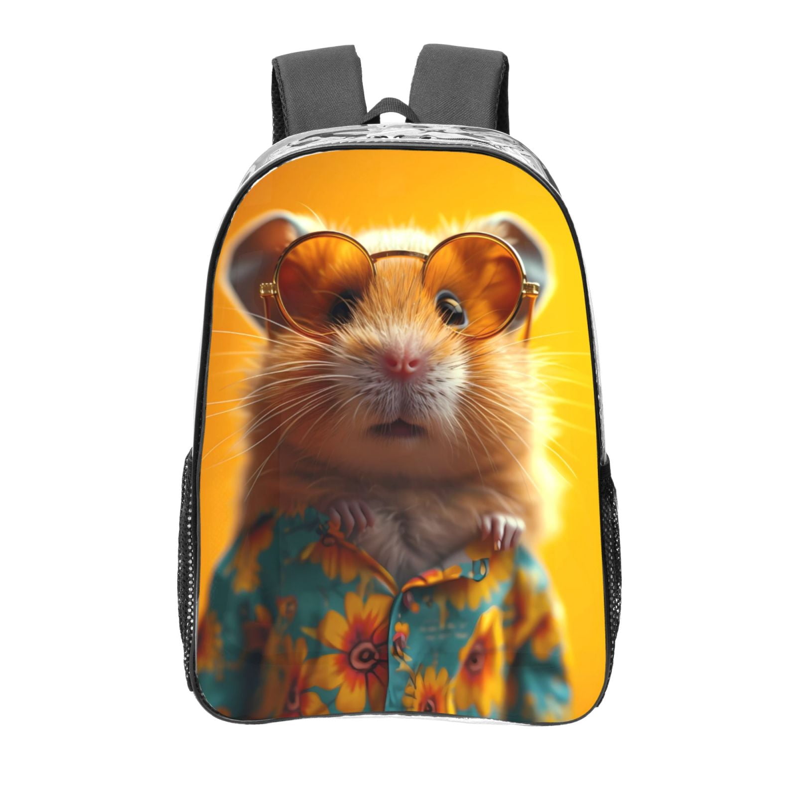 Susaid Hawaiian Style Guinea Pig Print Clear Backpack See Through ...
