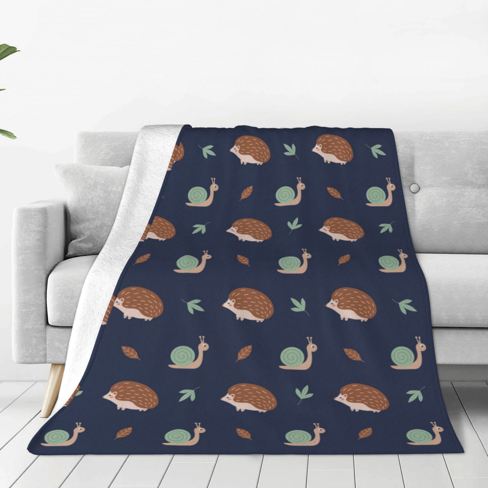 Susaid Hedgehog And Snail Print Microfiber Cleaning Cloth, Multi ...