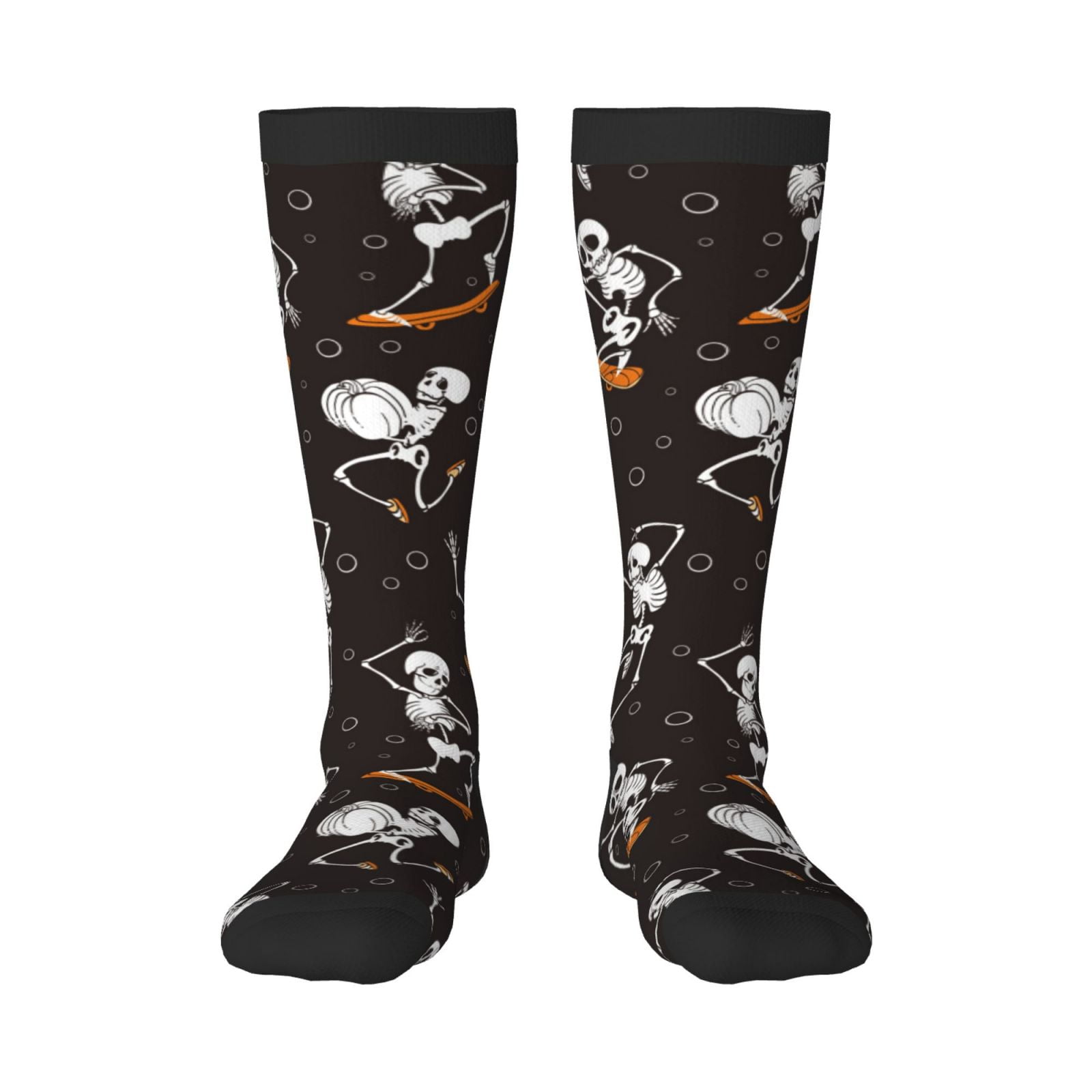 Susaid Jumping Skull Print Thermal Winter Socks for Men and Women, Warm ...