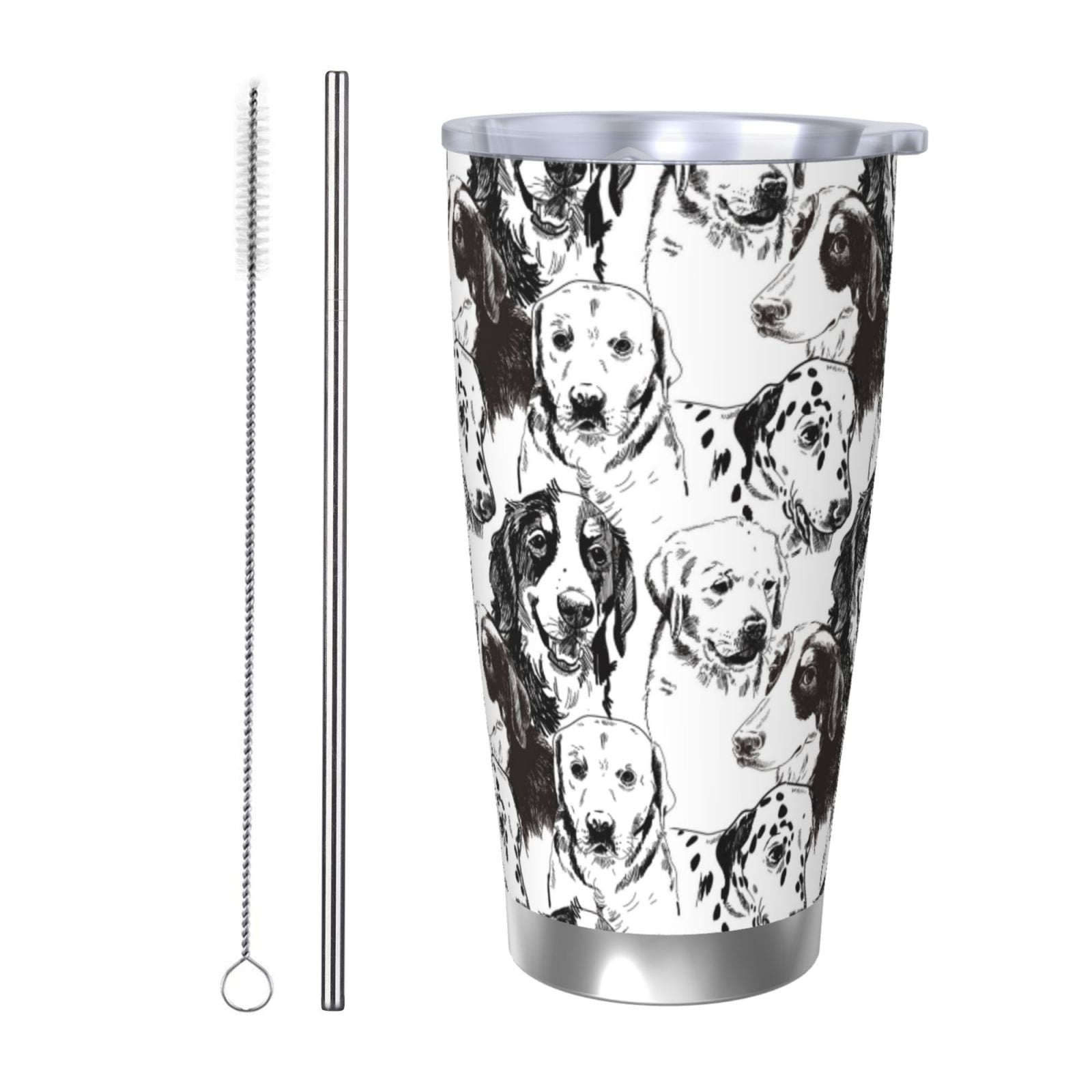 Susaid Labrador Retriever Dog Print 20oz Car Cup,Insulated Coffee Cup ...