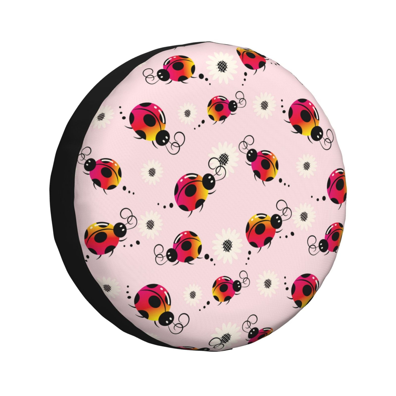 Susaid Ladybugs And Flower Print Tire Covers,Waterproof Anti-UV Snow ...