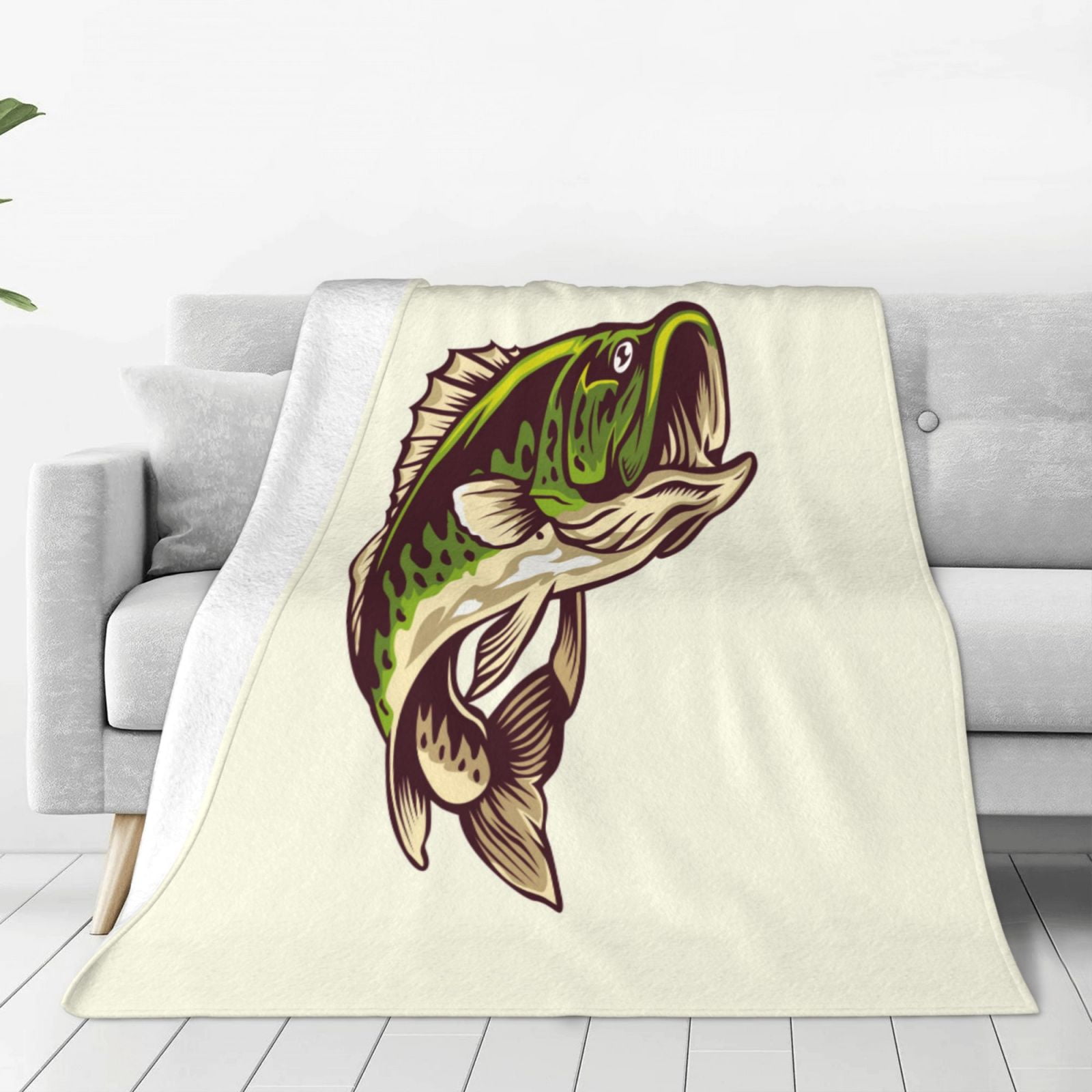 Susaid Largemouth Bass Fish (3) Microfiber Cleaning Cloth, Multi ...