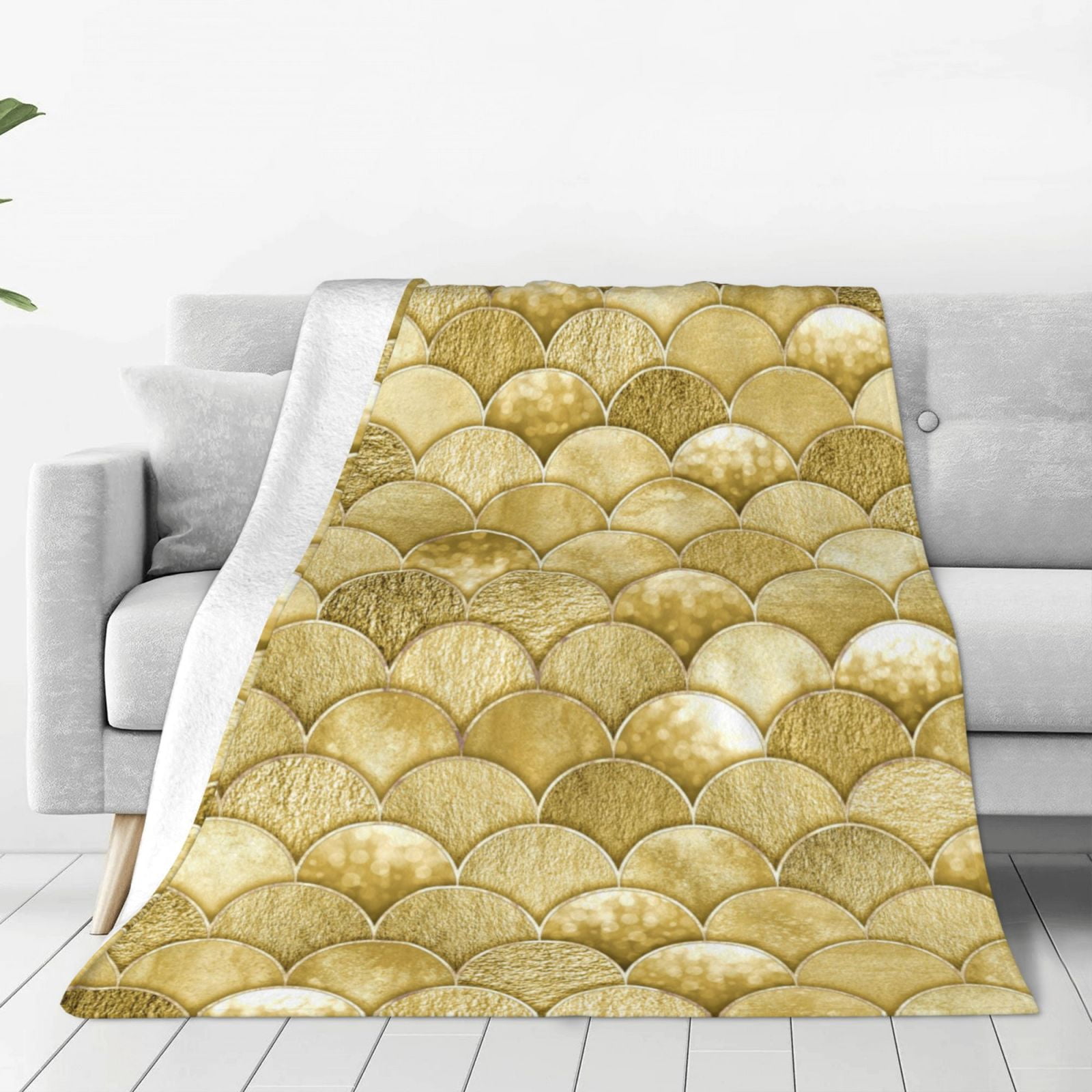 Susaid Mermaid Fish Scale Print Microfiber Cleaning Cloth, Multi ...