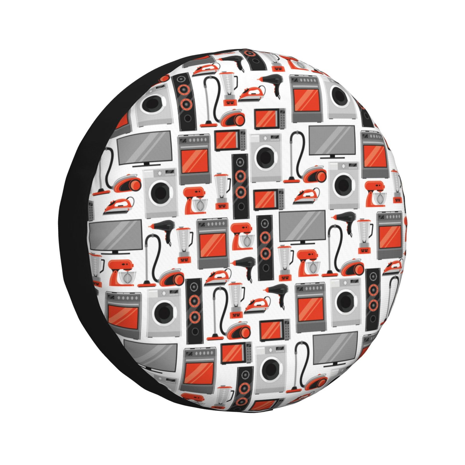 Susaid Modern Life Print Water Proof Spare Tire Cover Wheel Tire Dust ...