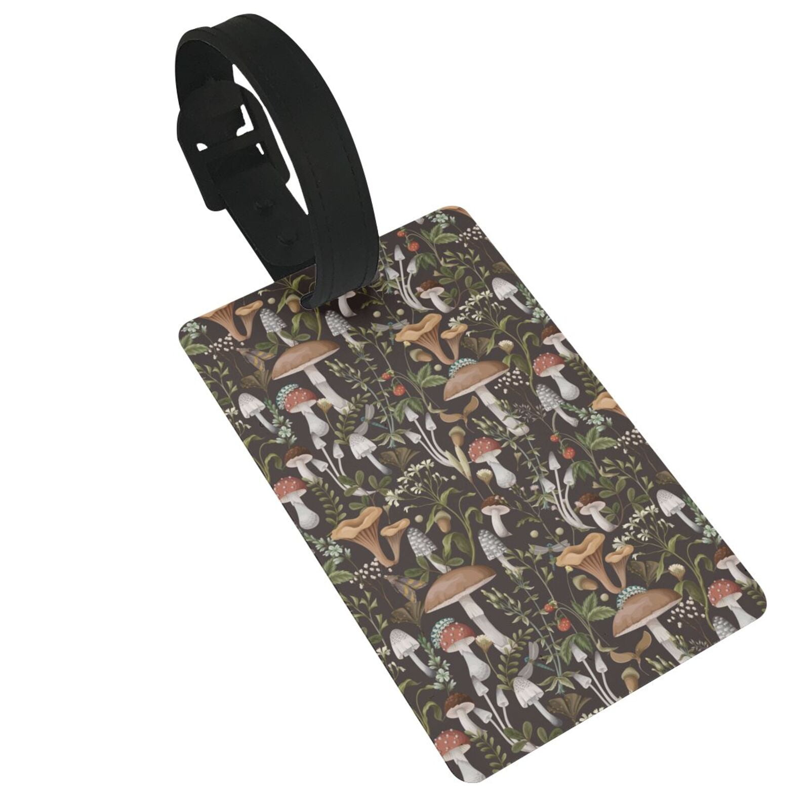 Susaid Mushroom Garnish Print Funny Luggage Tags Colorful Unique Travel ... Susaid Mushroom Garnish Print Funny Luggage Tags Colorful Unique Travel ...