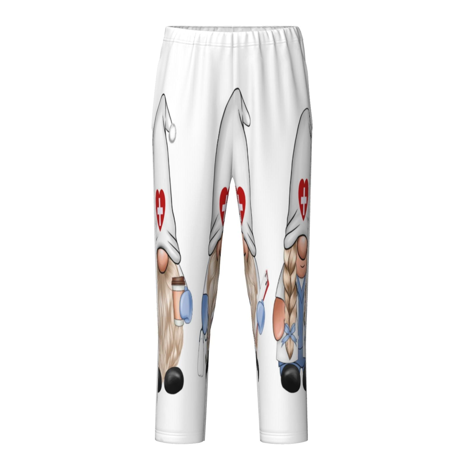 Susaid Nurse doctor gnome Print Teen Pajama Pants, Soft Long Sleep ...