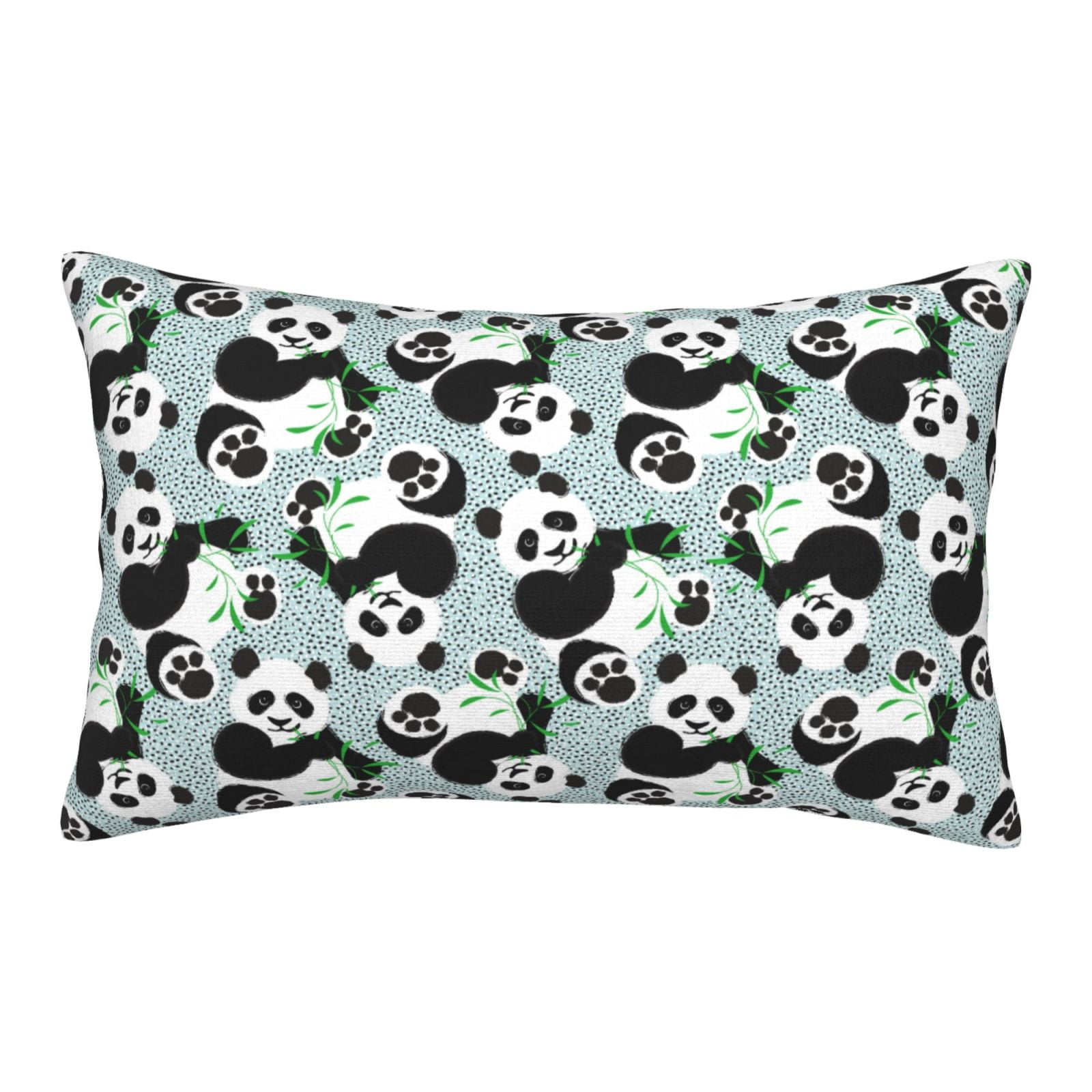 Susaid Panda And Eucalyptus Print Pillowcases Multiple Size, Pillow ...
