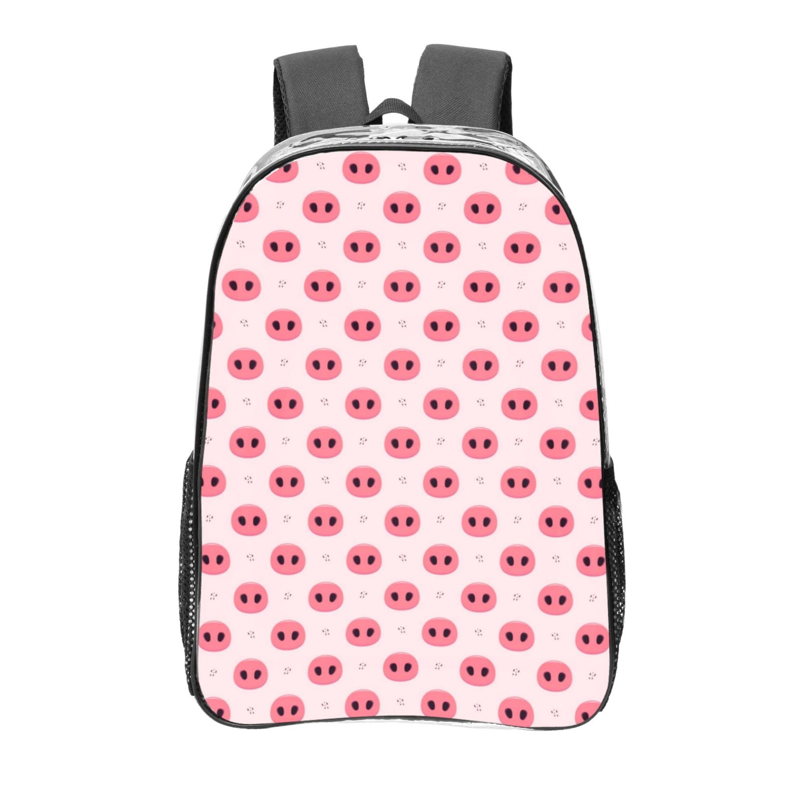 Susaid Pig Noses Print Clear Backpack See Through Transparent Plastic ...