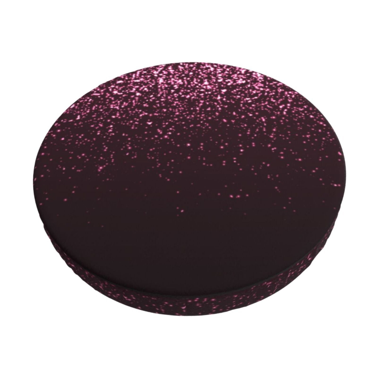 Susaid Pink Glitter Sparkles A Print Elastic Bar Stool Cover ...