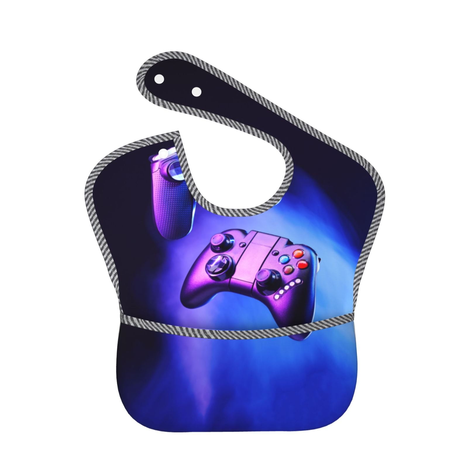 Susaid Play Gaming Print Bibs for Babies Toddlers Adjustable Waterproof ...