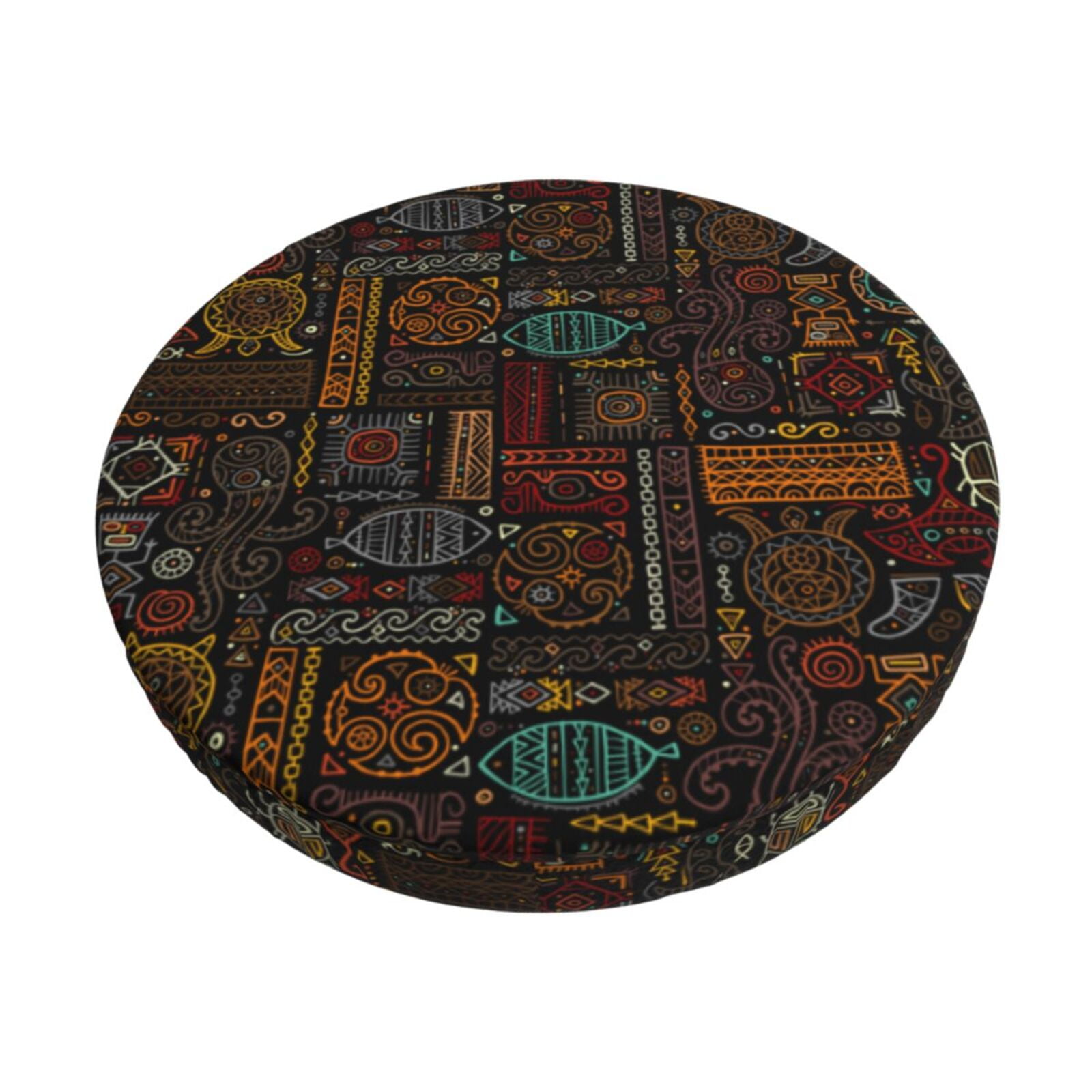 Susaid Polynesian Turtles Print Elastic Bar Stool Cover Personalized ...