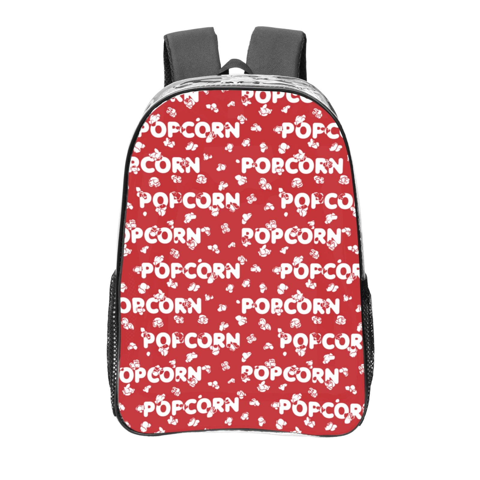 Susaid Popcorn2 Print Clear Backpack See Through Transparent Plastic ...