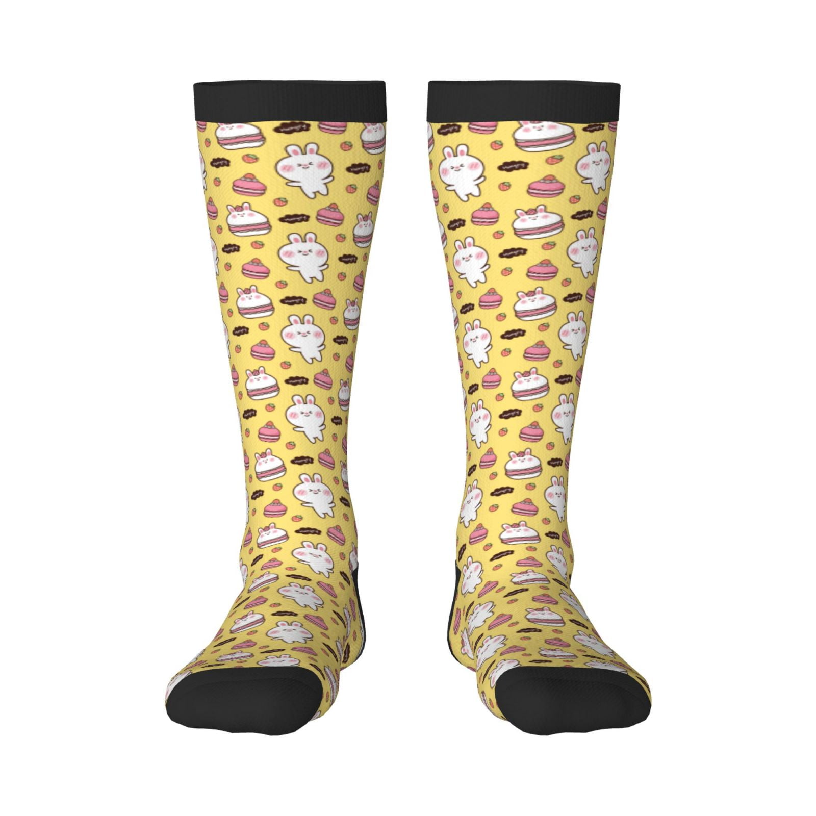 Susaid Rabbit Hunger Print Thermal Winter Socks for Men and Women, Warm ...