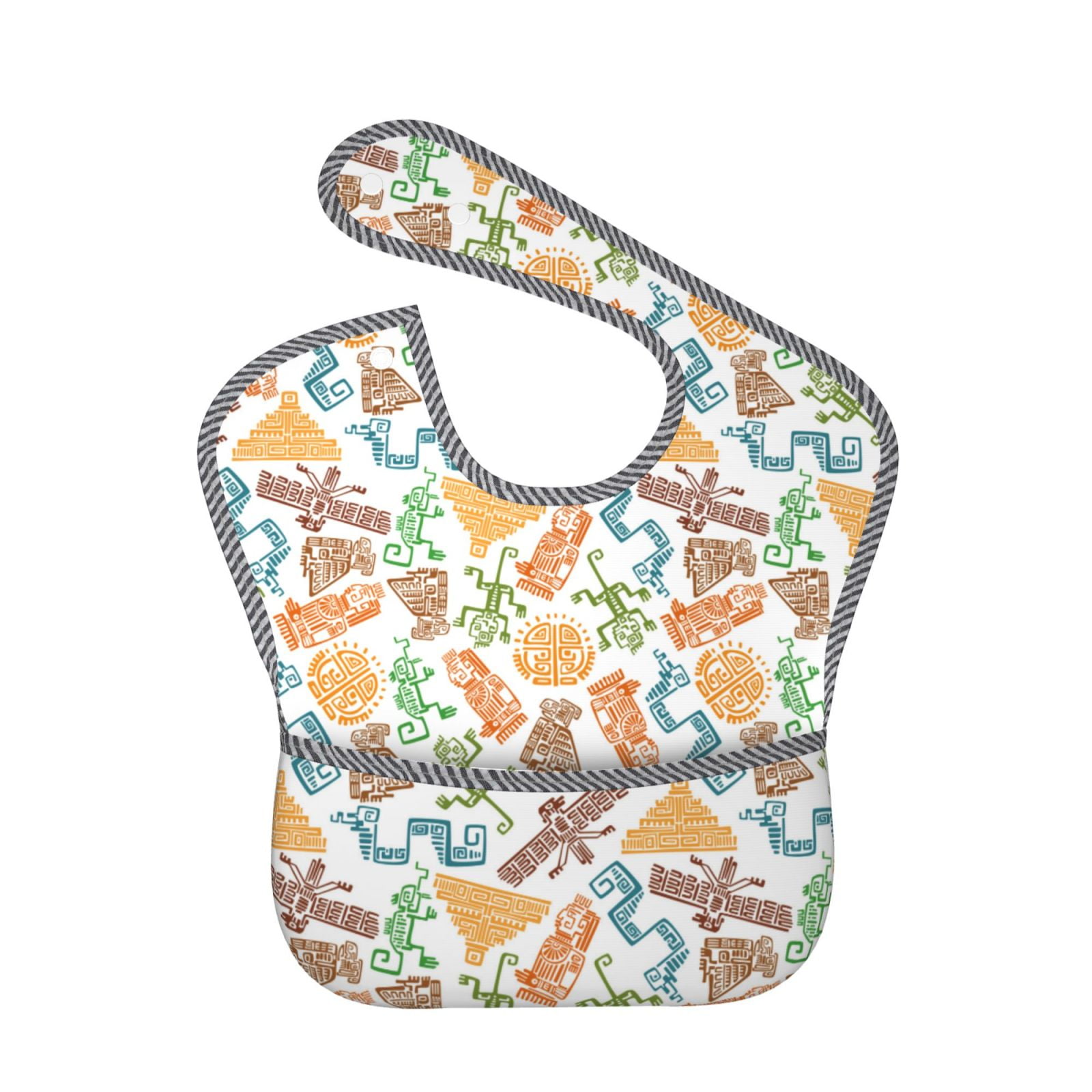 Susaid Simple Drawing Print Bibs for Babies Toddlers Adjustable ...