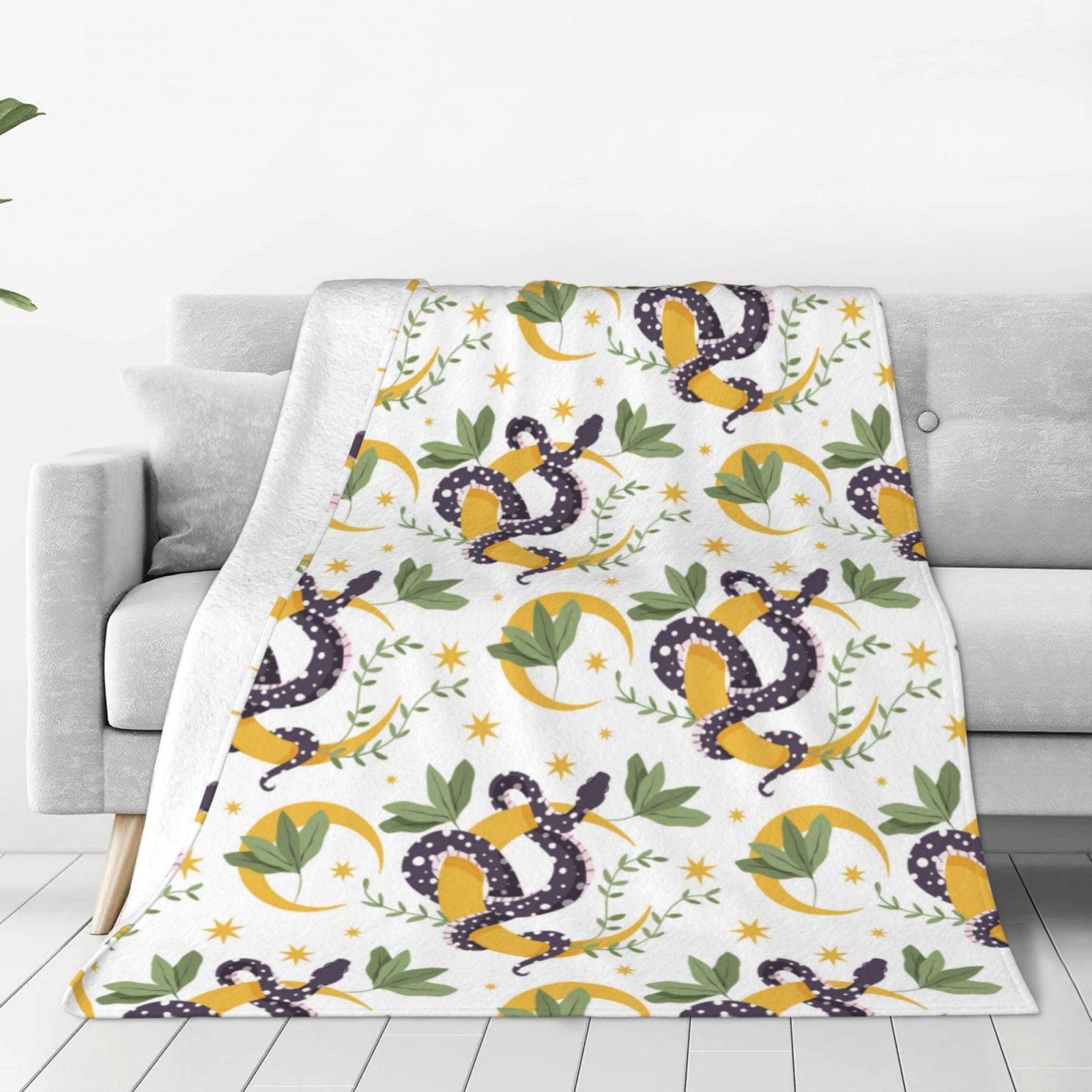 Susaid Snake And Moon Print Microfiber Cleaning Cloth, Multi-Functional ...