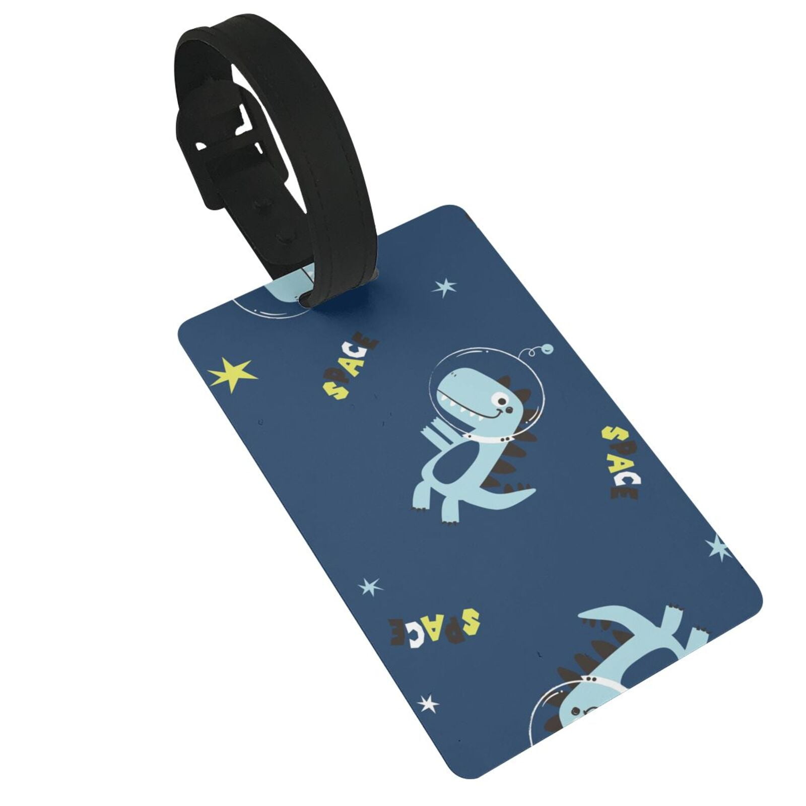 Susaid Space Dinosaur Print Funny Luggage Tags Colorful Unique Travel ... Susaid Space Dinosaur Print Funny Luggage Tags Colorful Unique Travel ...