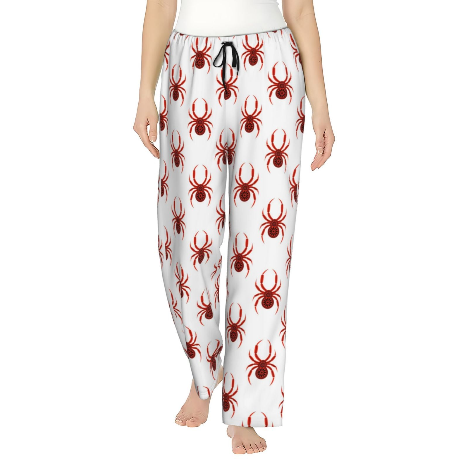 Susaid Spiders Insects Print Women Relaxing Pajama Pants Comfy Pj ...