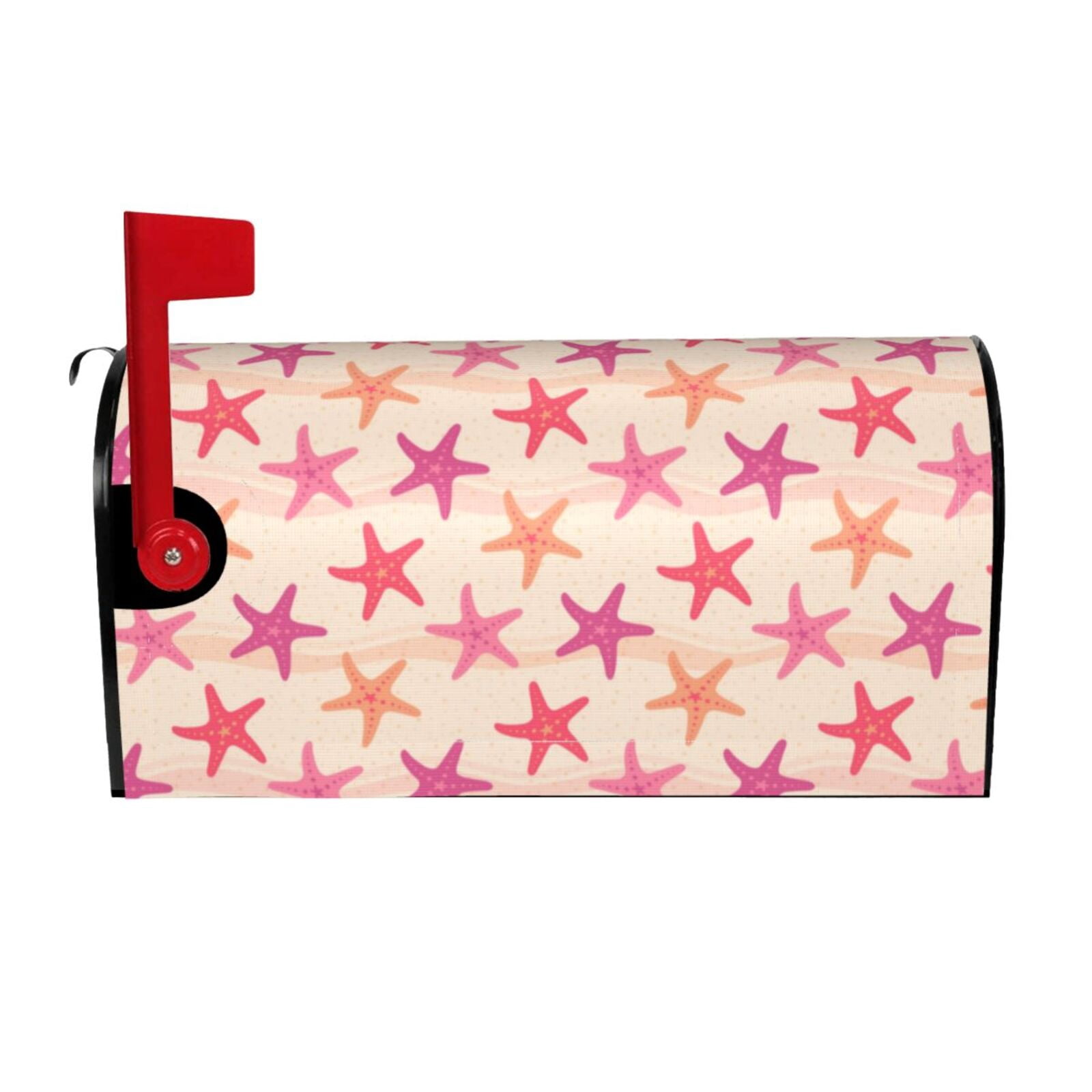 Susaid Starfish Print Mailbox Covers,Magnetic Waterproof Oxford Mail ...